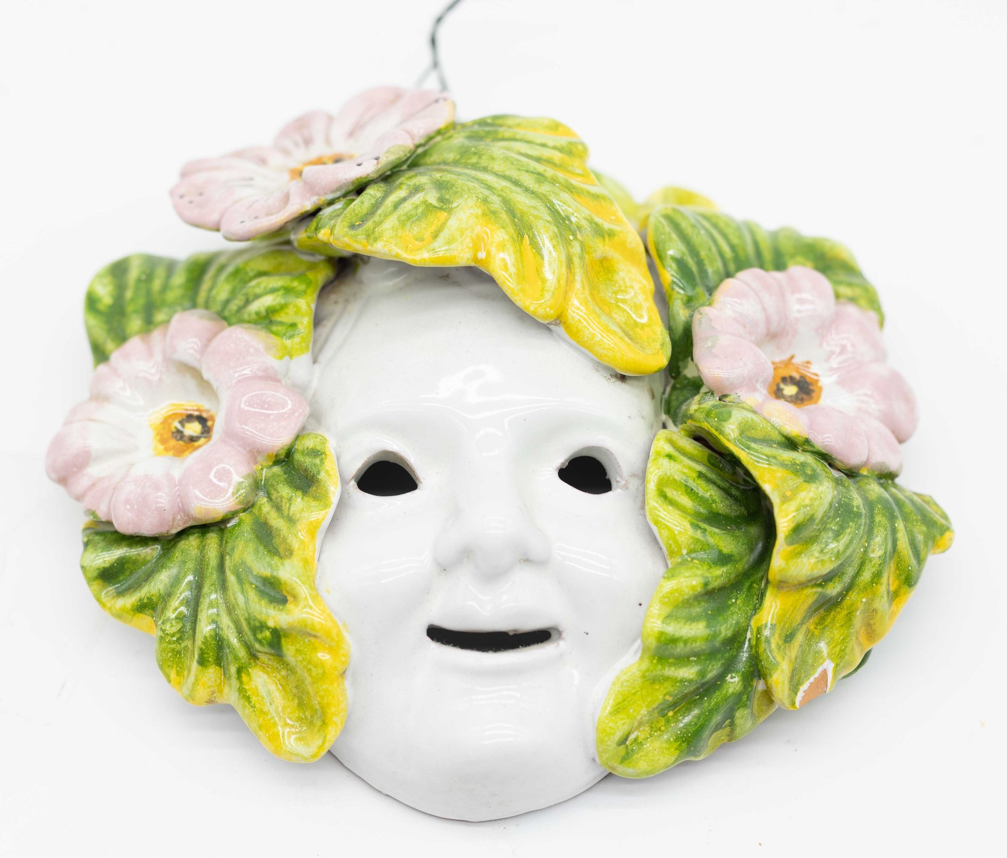 Decorative Ceramic Wall Mask - Wall Decor #10895 | Auctionninja.com