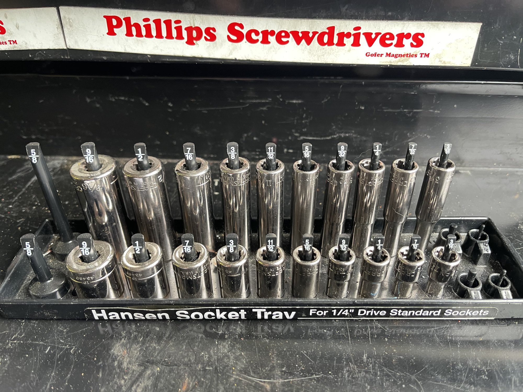 Lot 554 Hansen Socket Tray Set #2910 | Auctionninja.com