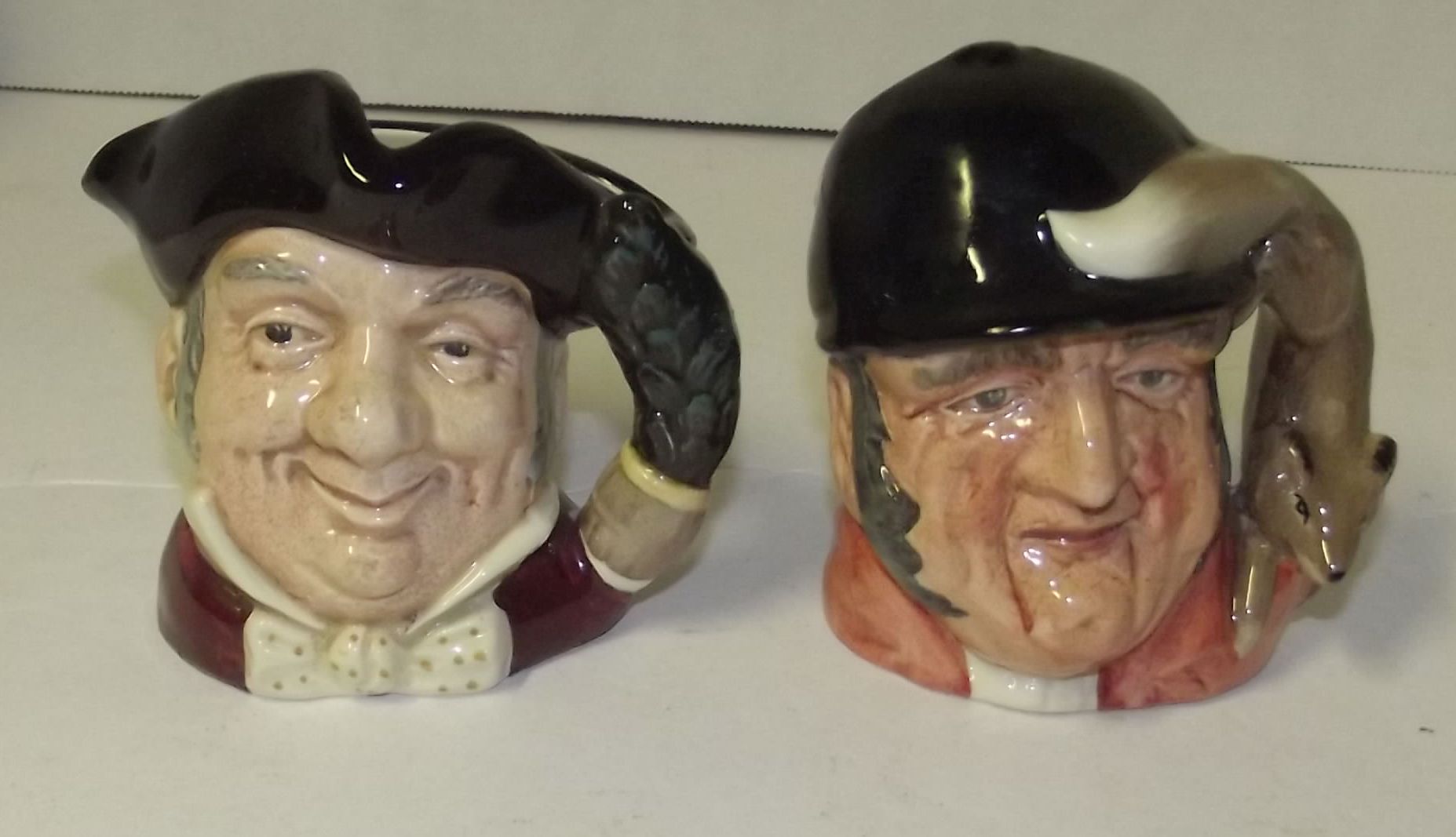 Two Mid Size Toby Mugs 1957 & 1959 Mune Host 6470 & Gone Away 6538 ...