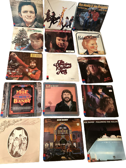 Vintage Vinyl Records Helen O' Connell, A Johnny Cash Portrait, Moe The ...