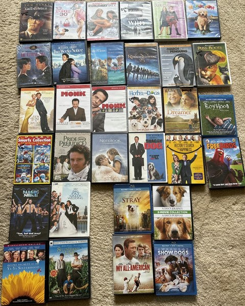 32 DVDs Includes, Monk, My All American, Show Dogs, Hotel And Dogs ...
