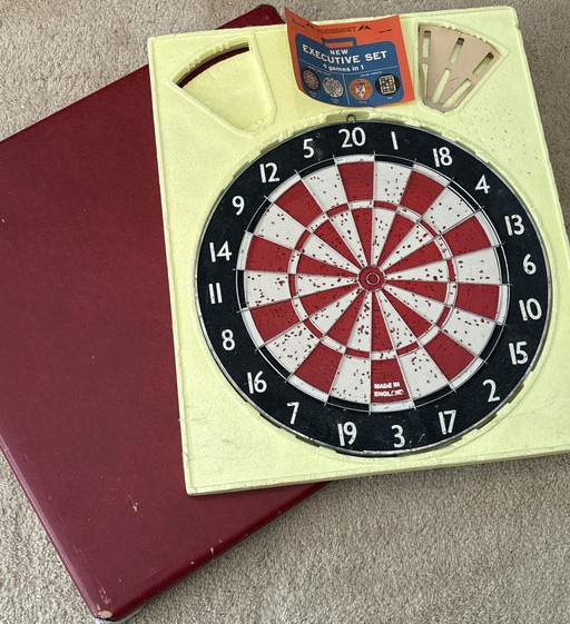 Dart Board Folding Game Table 24x24x21H #59476 | Auctionninja.com