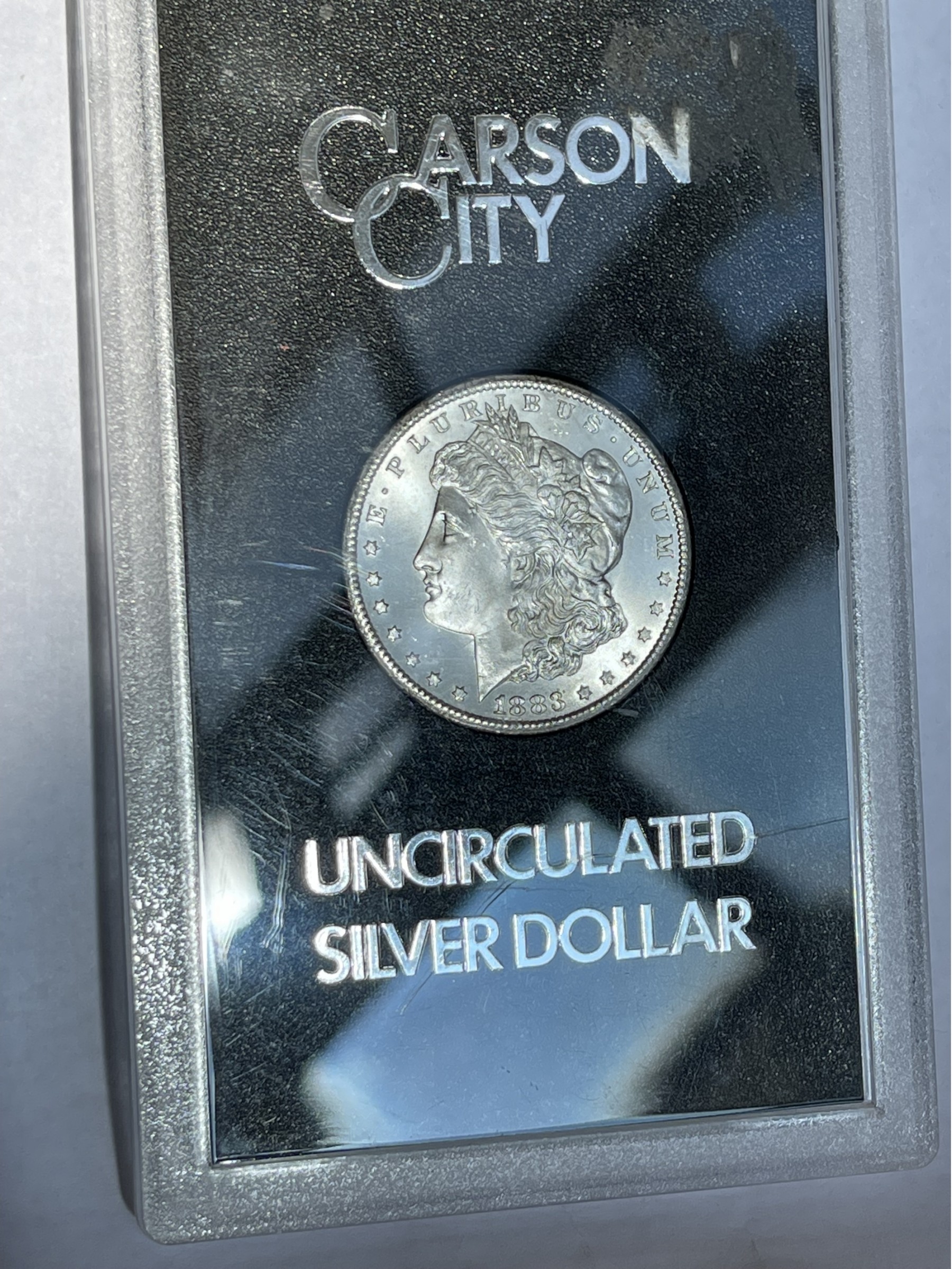 1883-CC Government Uncirculated Silver Dollar #1484 | Auctionninja.com