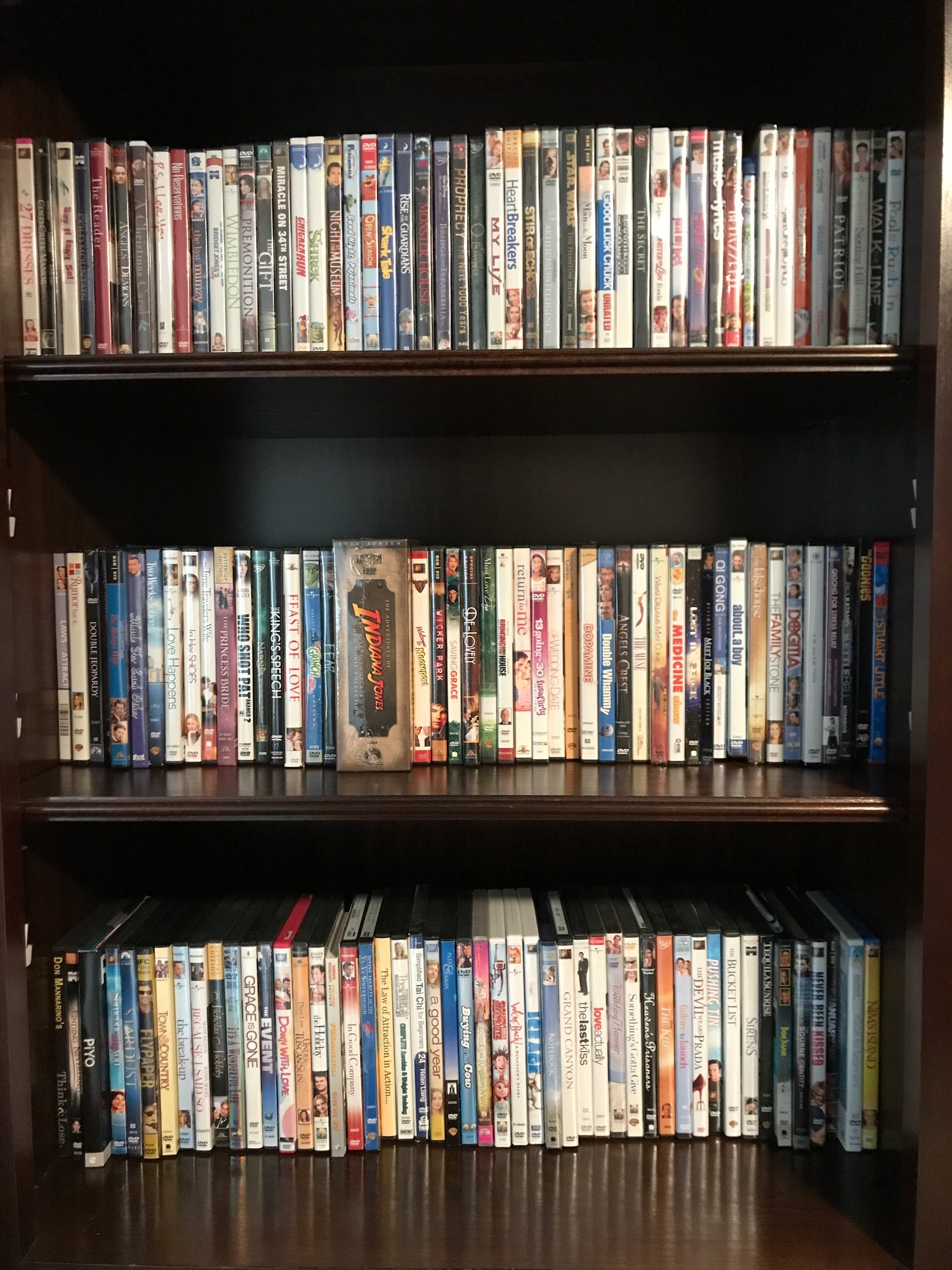 Large Set Of DVDs Including Indiana Jones, The Grinch, And More ...