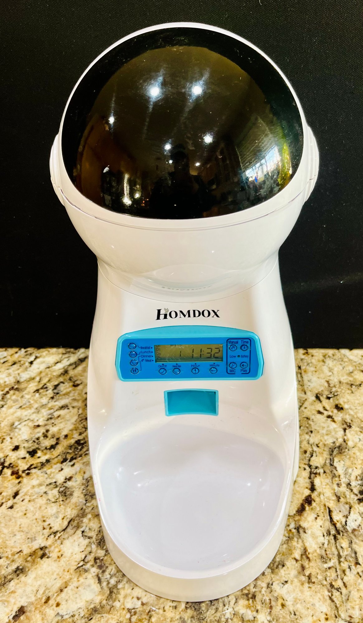 Homdox Programmable Pet Feeder - Reward Your Pet With Treats And Meals ...