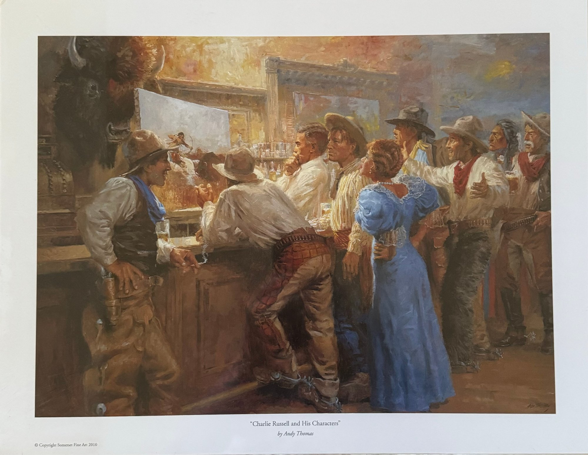 Charlie Russell And His Characters Print By Andy Thomas #193187 ...