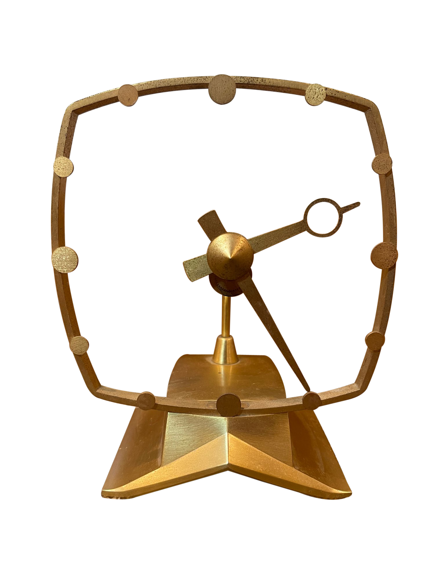 Vintage Jefferson Golden Secret Electric Clock #179451 | Auctionninja.com