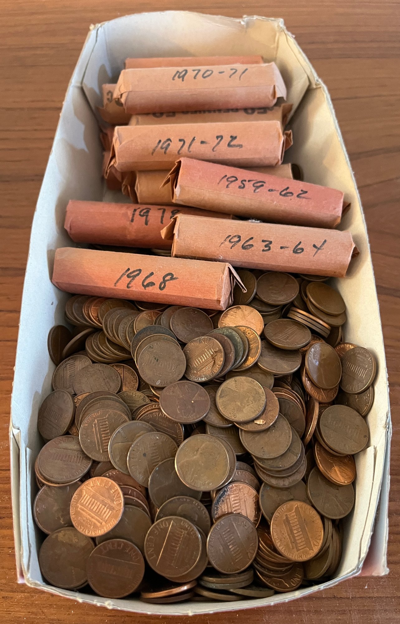 Rolled Pennies 1960s-1980s #170102 | Auctionninja.com