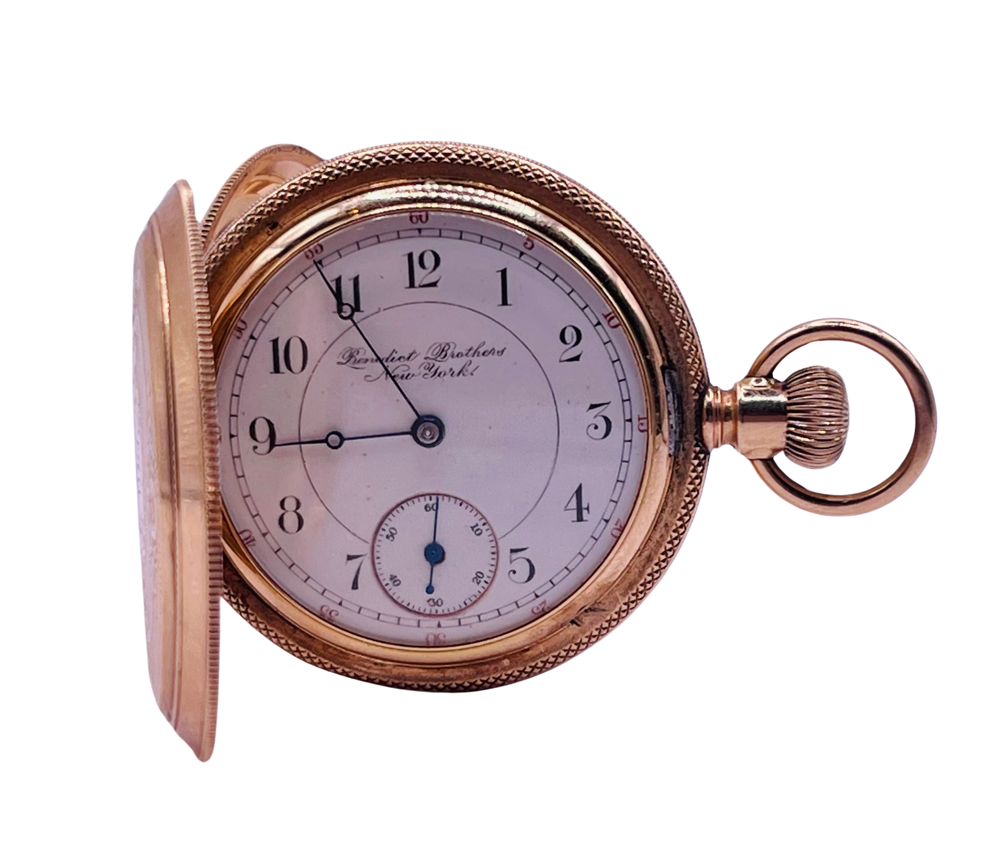 14 Kt. Gold Benedict Brothers New York Pocket Watch #157302 ...