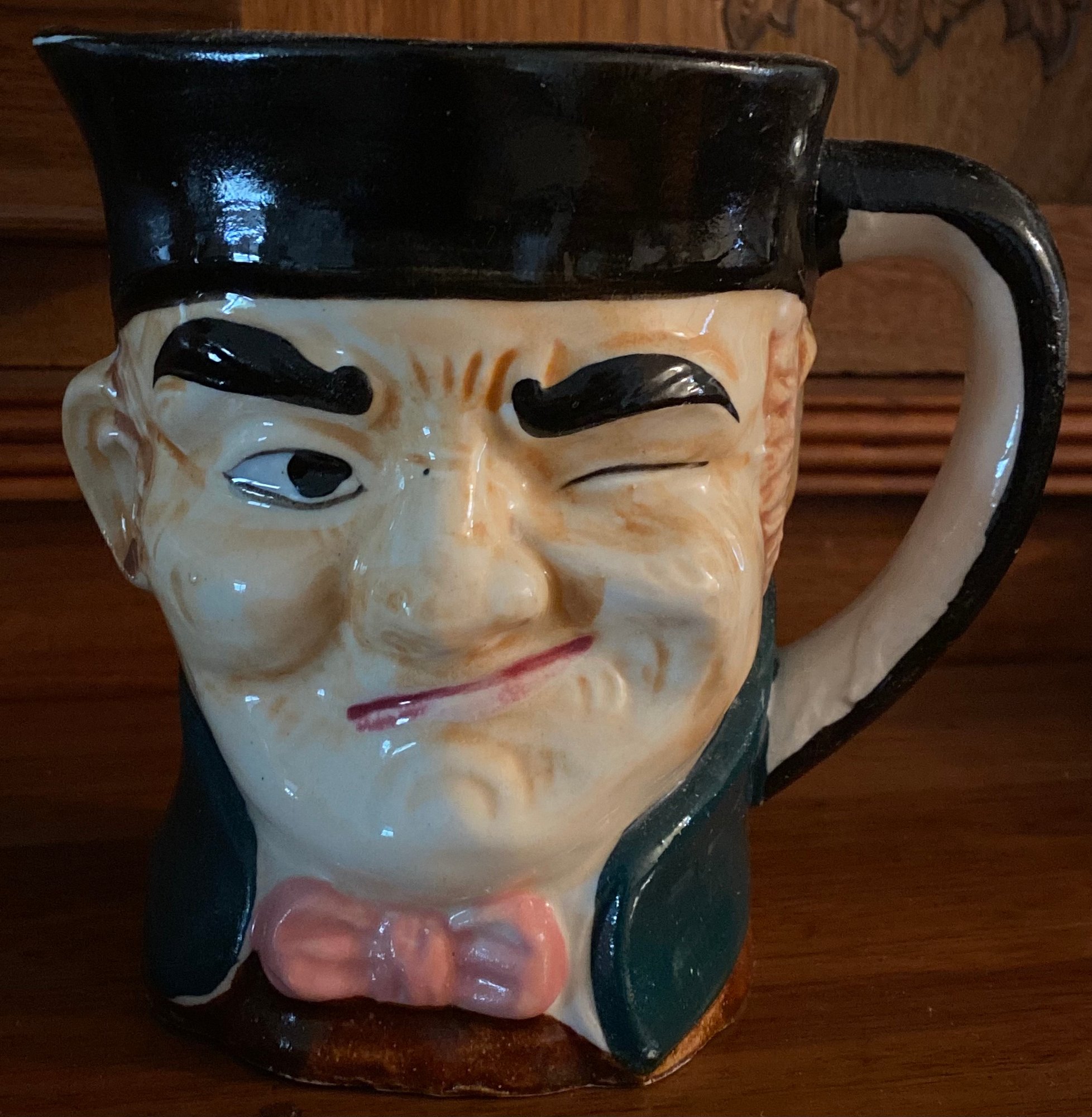 Vintage Toby Face Man Kitsch Ceramic Mug Cup #135294 | Auctionninja.com