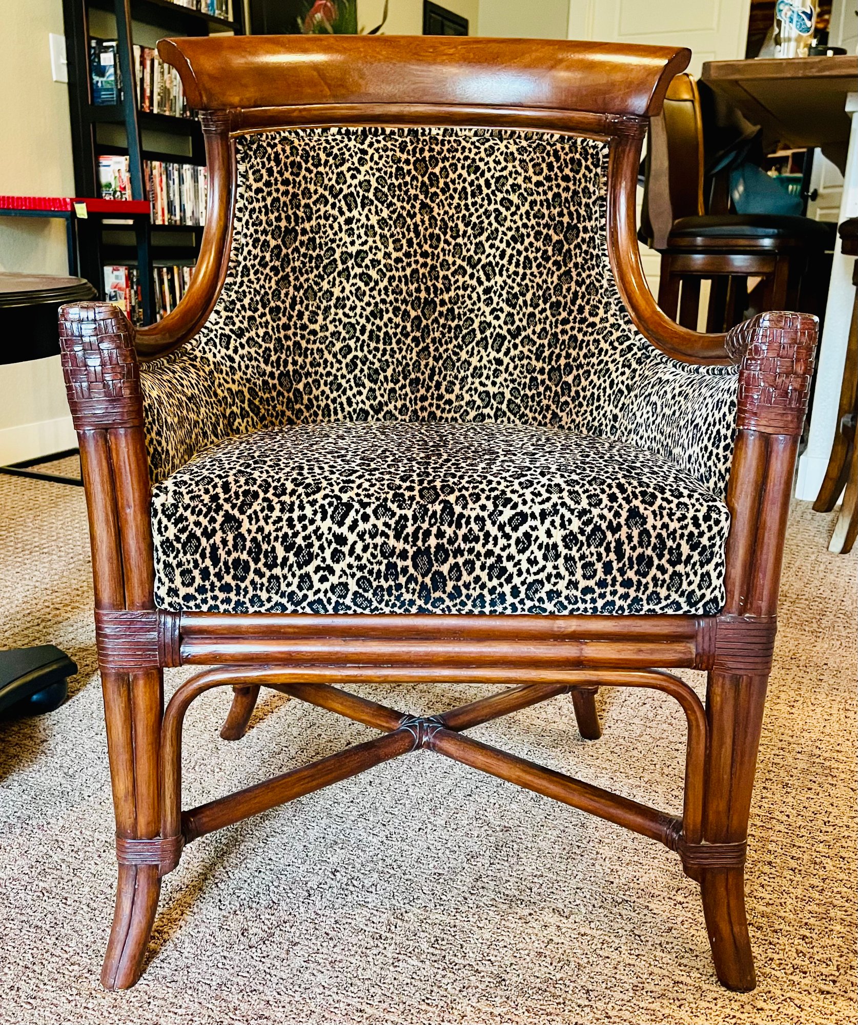 Touchstone Upholstery Fulani Black/multi Wooden Chair #173784 ...