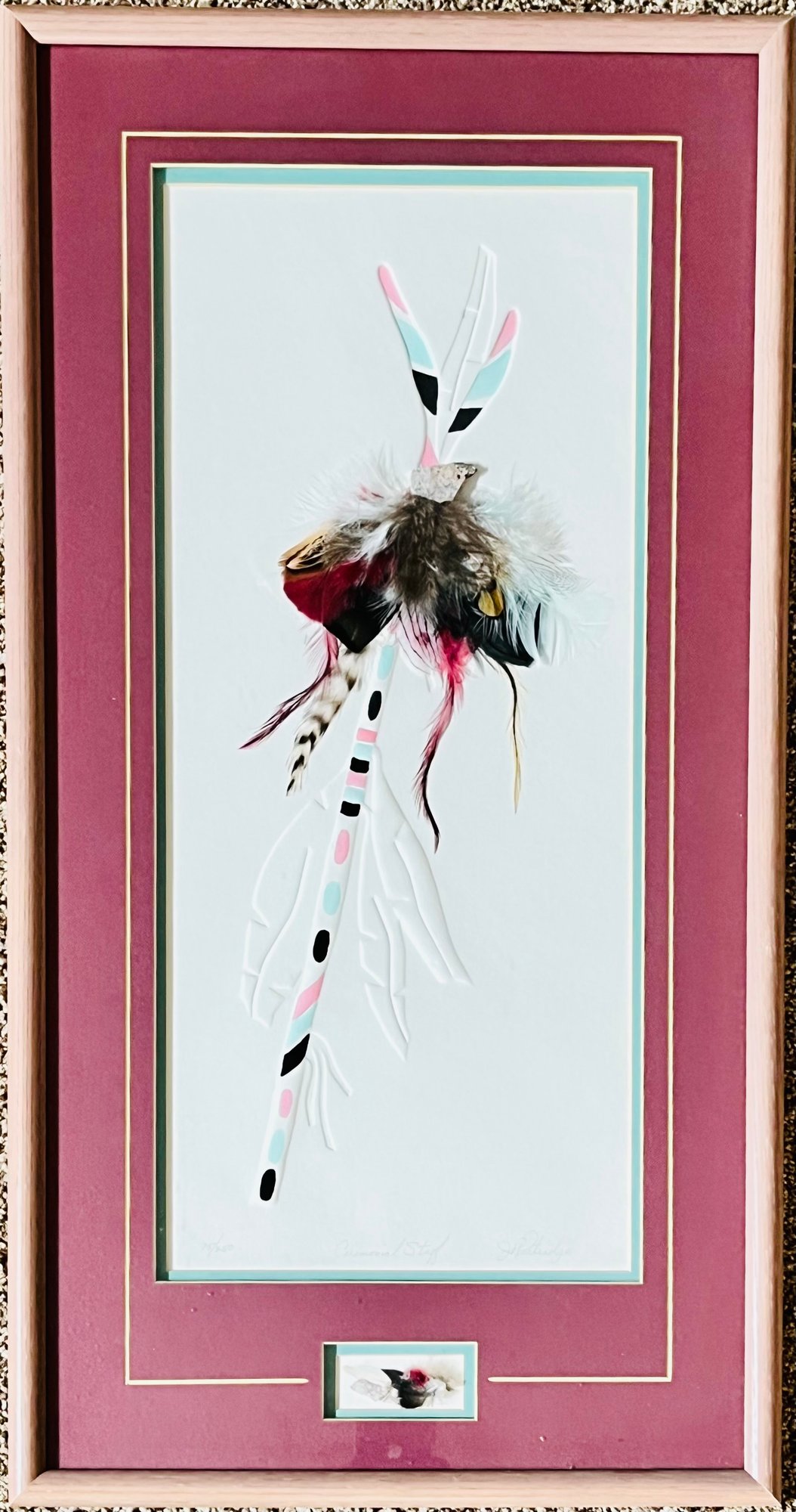 ART J. R. PARTRIDGE ~ "CEREMONIAL STAFF" ~ SIGNED & NUMBERED 75/250 ...