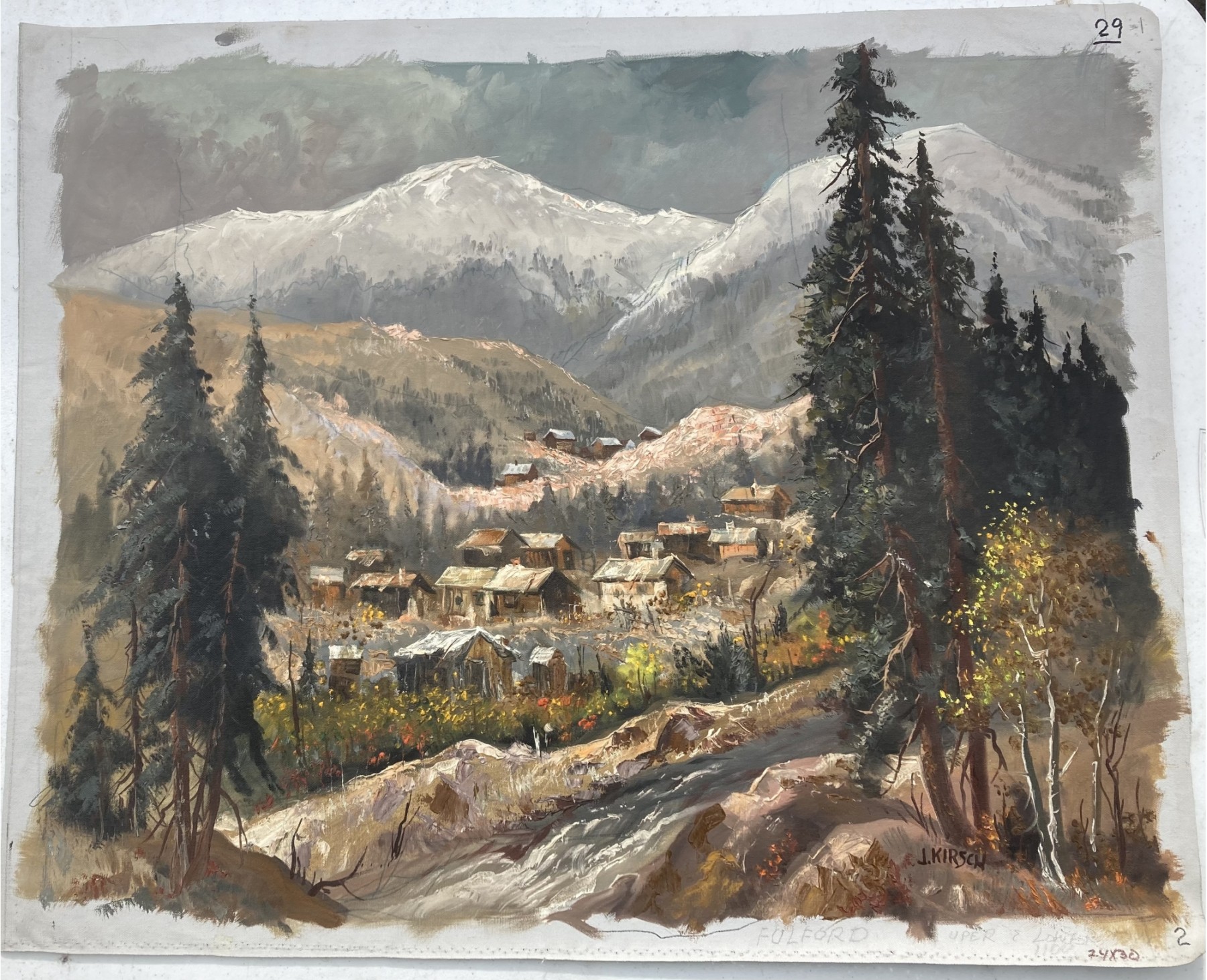 Original John Kirsch Unframed Fulford #70281 | Auctionninja.com