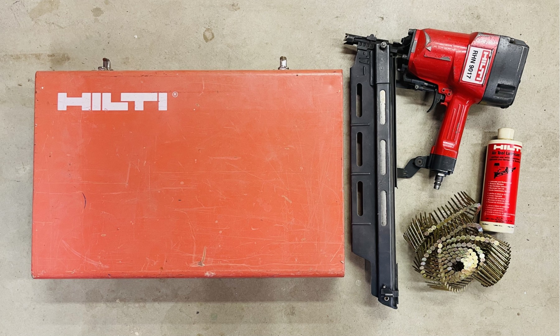 Hilti Framing Nail Gun With Metal Case Model RHN 9017 #100528 ...