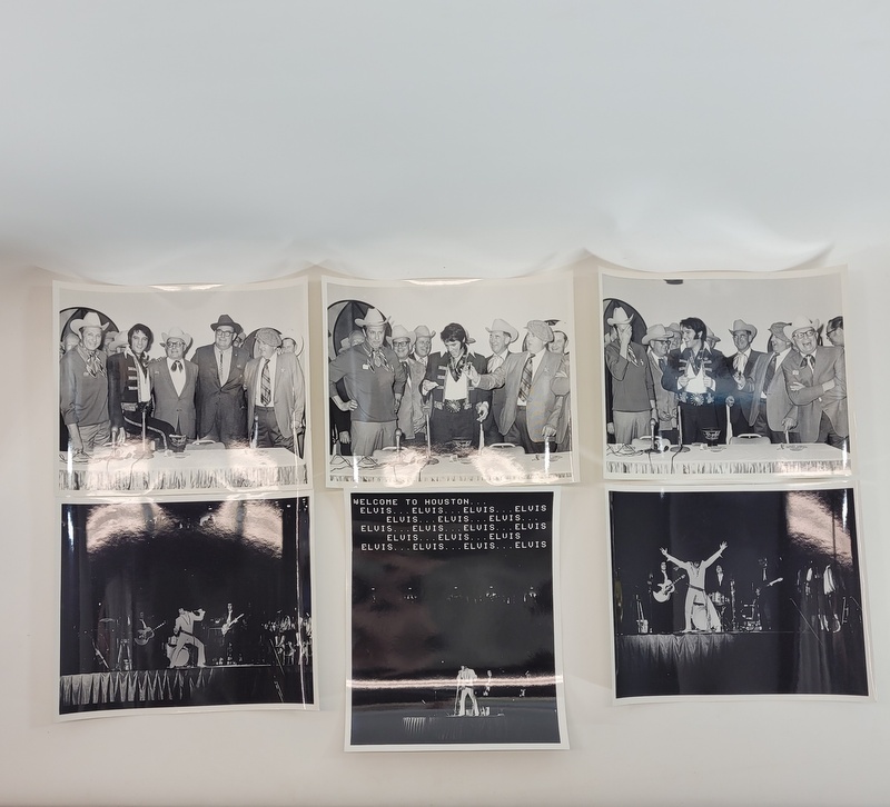 6 Original Photographs Of Elvis Presley At The 38th Annual Houston ...