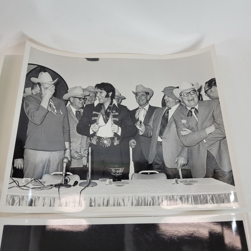 6 Original Photographs Of Elvis Presley At The 38th Annual Houston ...
