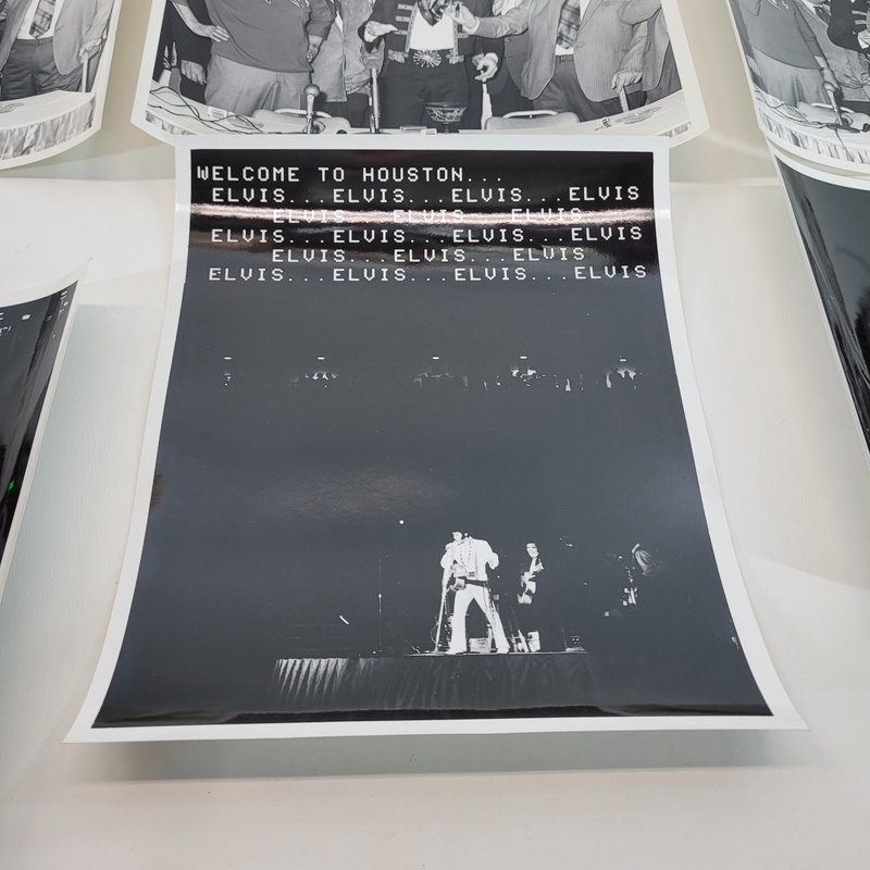 6 Original Photographs Of Elvis Presley At The 38th Annual Houston ...