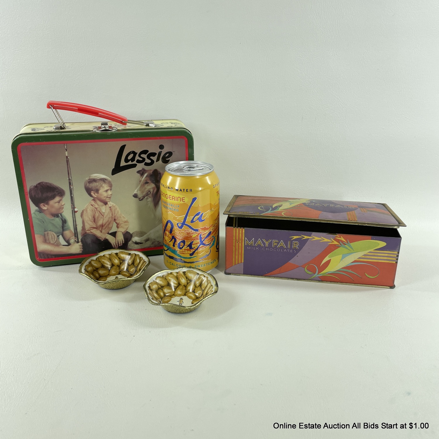 Vintage Style Lassie Mini Lunchbox Mayfair Chocolates Tin 2 Vintage ...