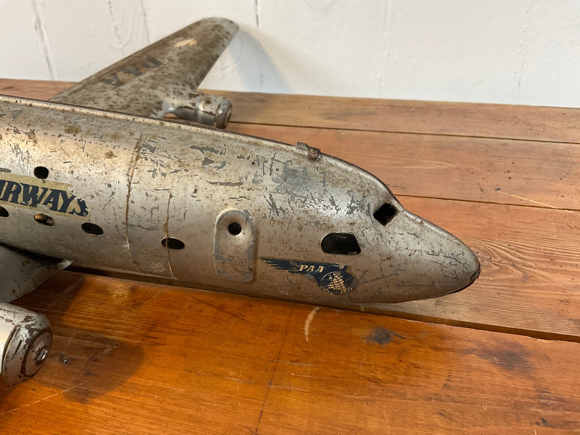 84 Vintage PAA Pan-American Airlines Metal Model Plane N6519C #3838 ...