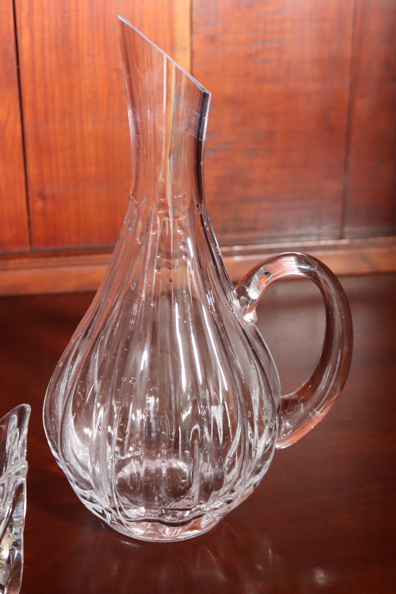 Badash Glass Pitcher And Orrefors Bowl. #46890 | Auctionninja.com