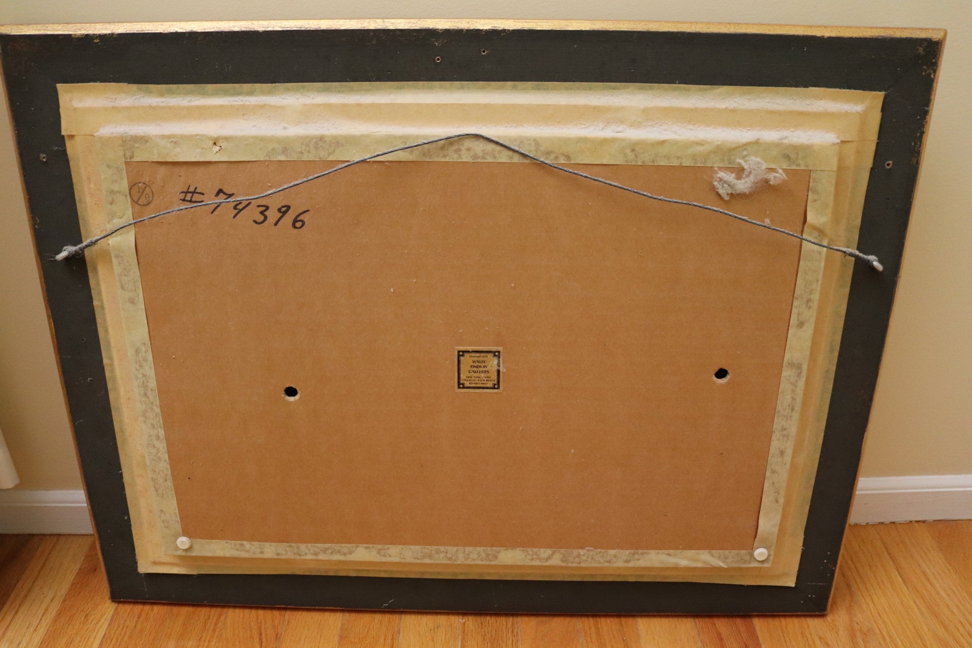 Jean Vollet Signed Oil Painting On Canvas Of Autumn Landscape With ...