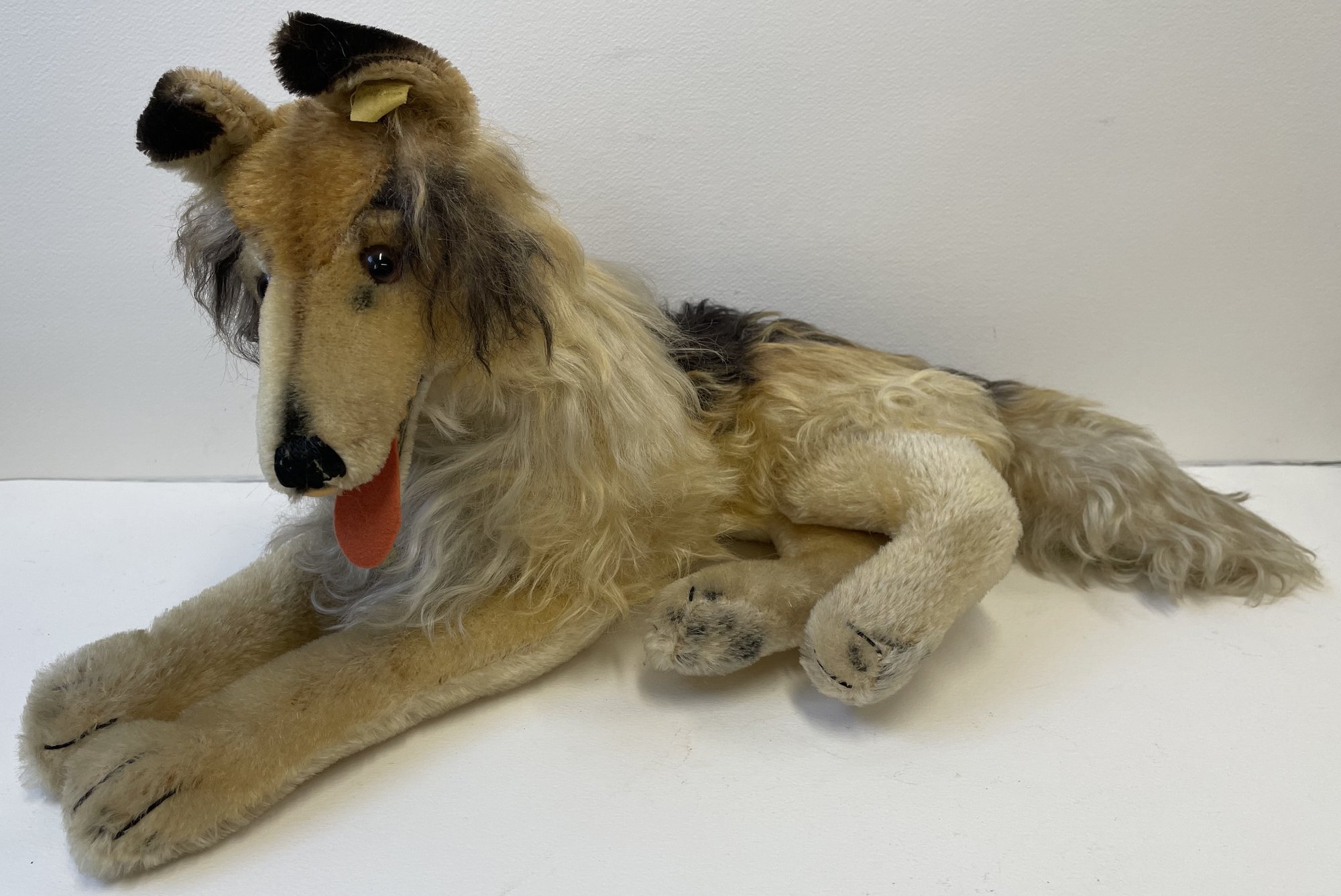 Vintage STEIFF Large Collie Dog 2343.00 #9935 | Auctionninja.com