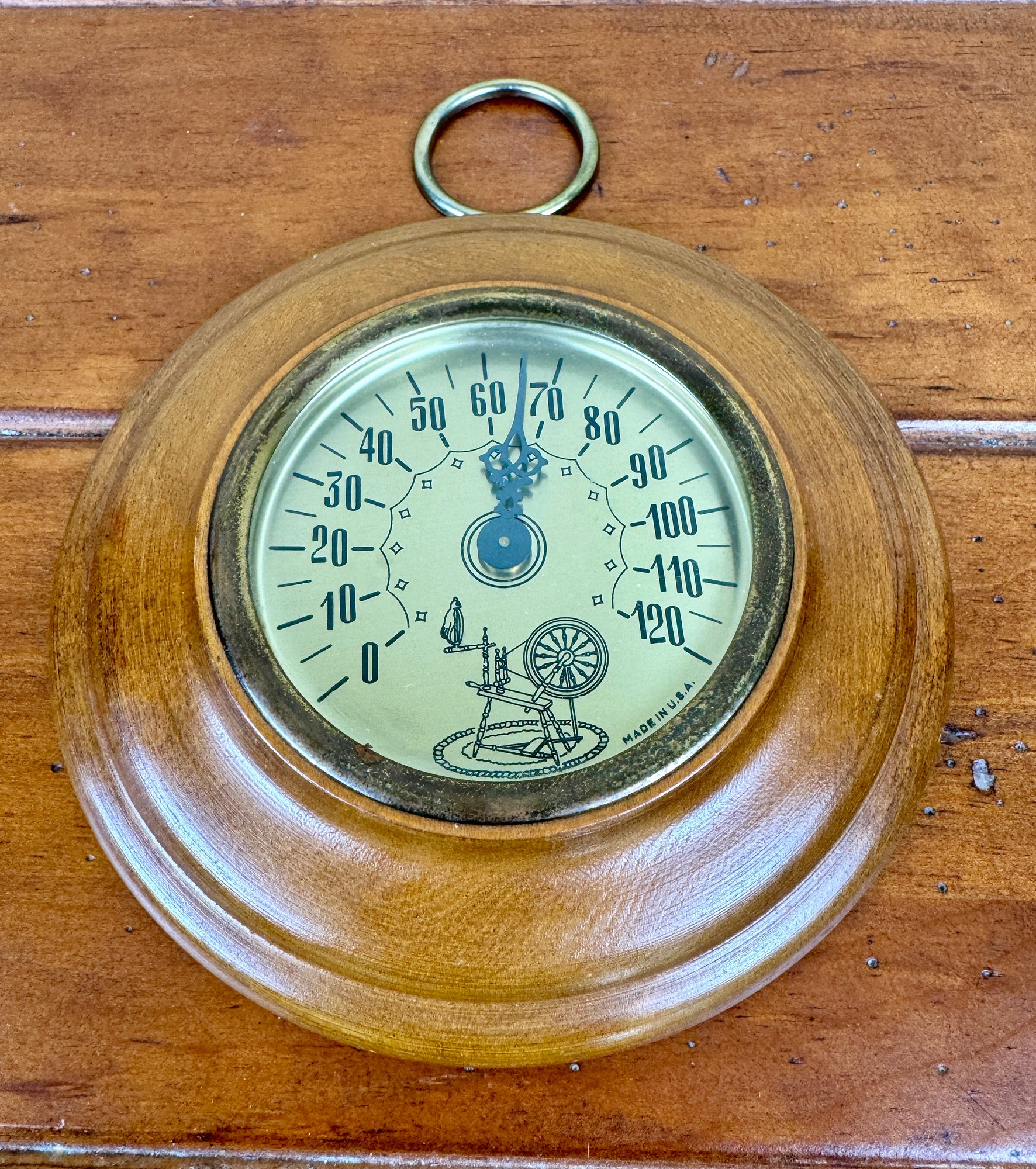 Vintage Copper Company Wall Coil Thermometer 6" Made In USA #39792 ...