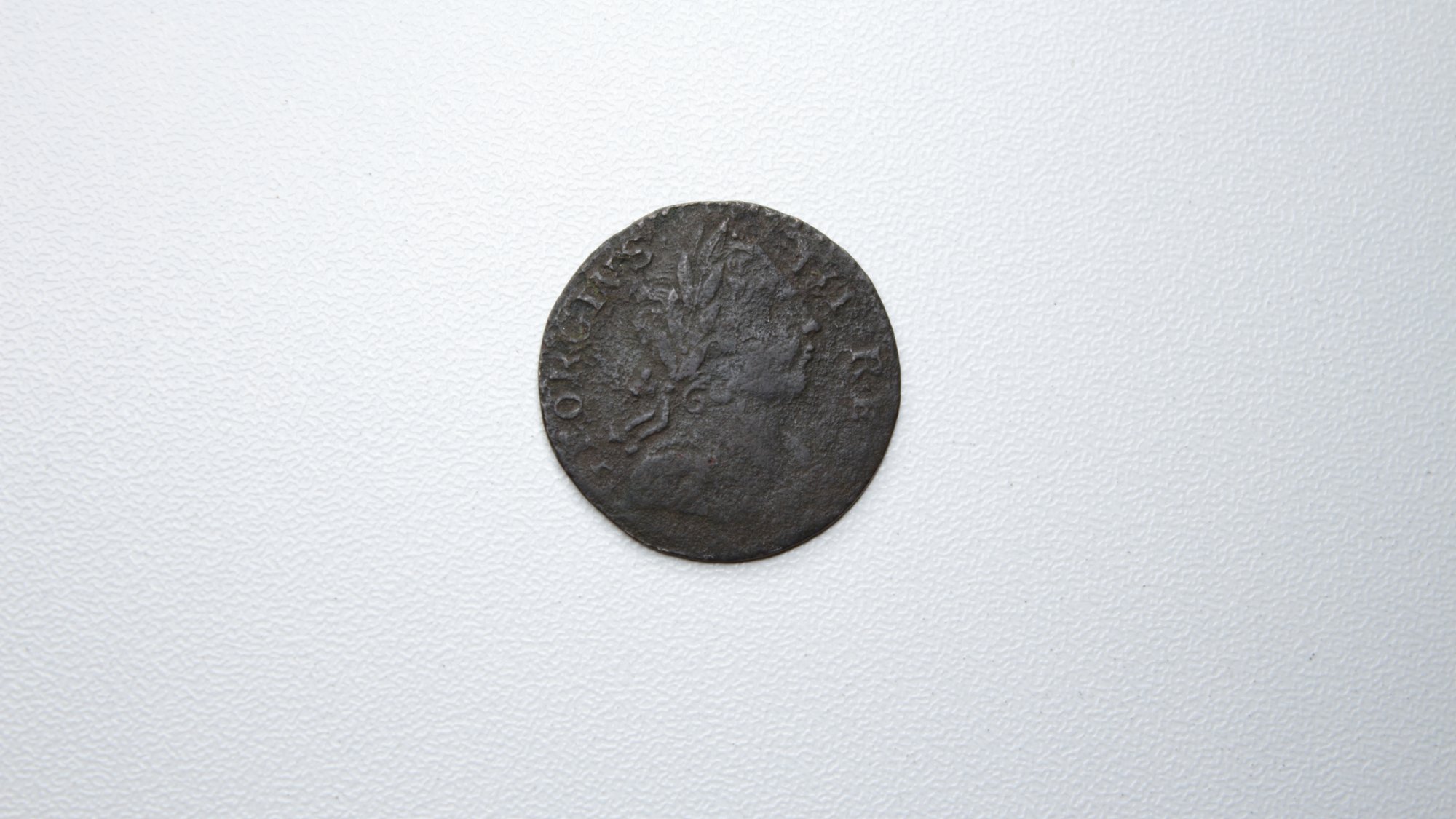 1775 US Colonial Britain George III 1775 Half Penny #2883 ...