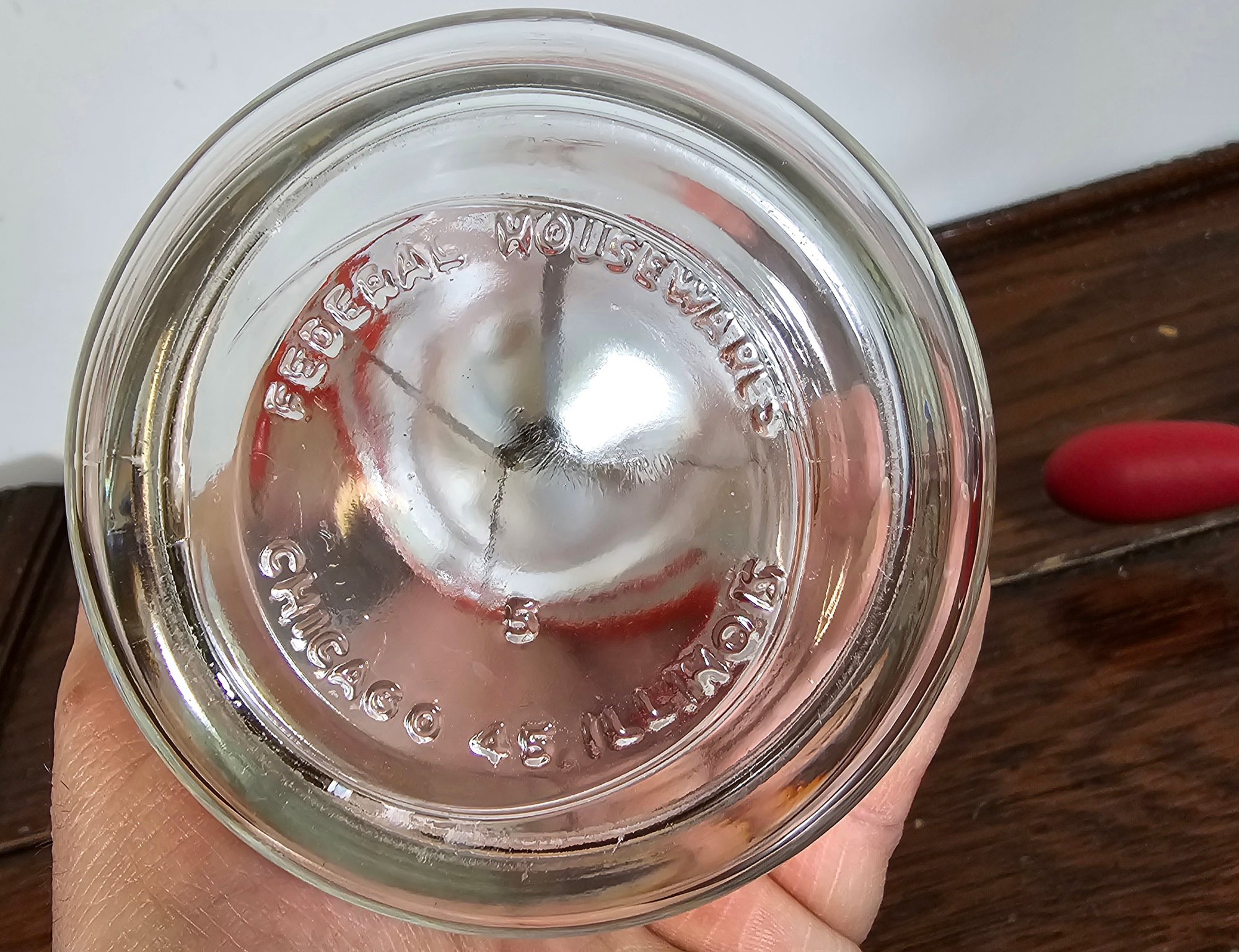 Vintage Jolly Joe Glass Bank #2500 | Auctionninja.com