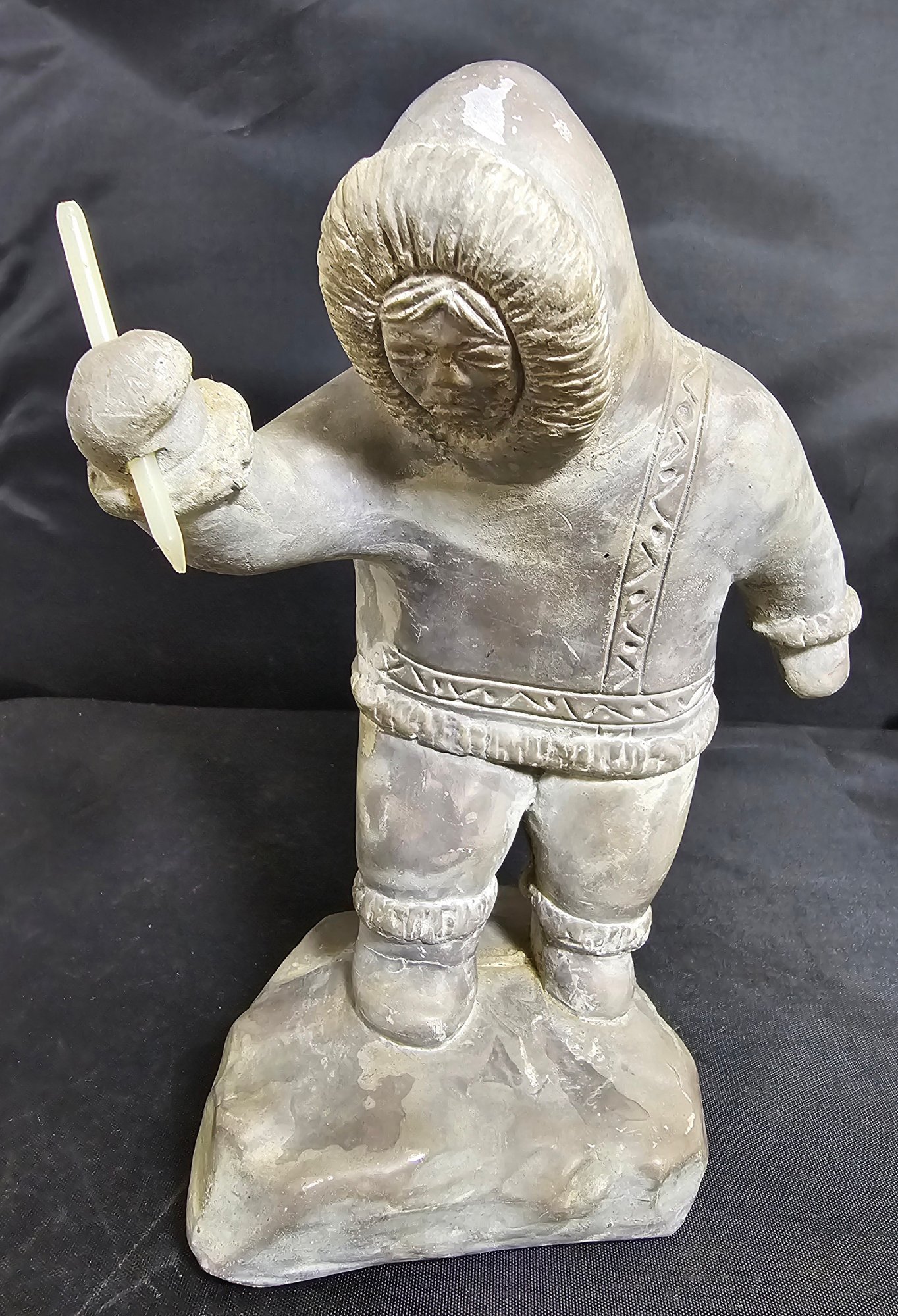 Canadian Inuit Eskimo Figure Abbott 8" #3070 | Auctionninja.com