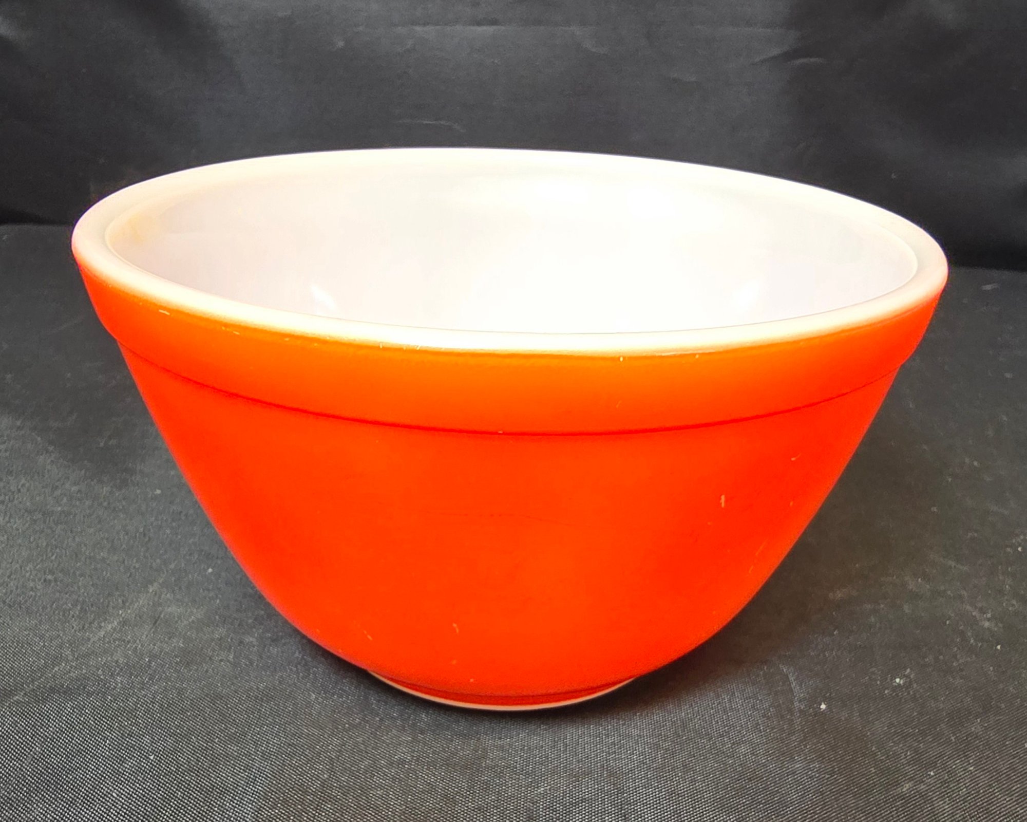 Vintage Red Pyrex Primary Color Red Small 5.75" By 3" Bowl #3320 ...