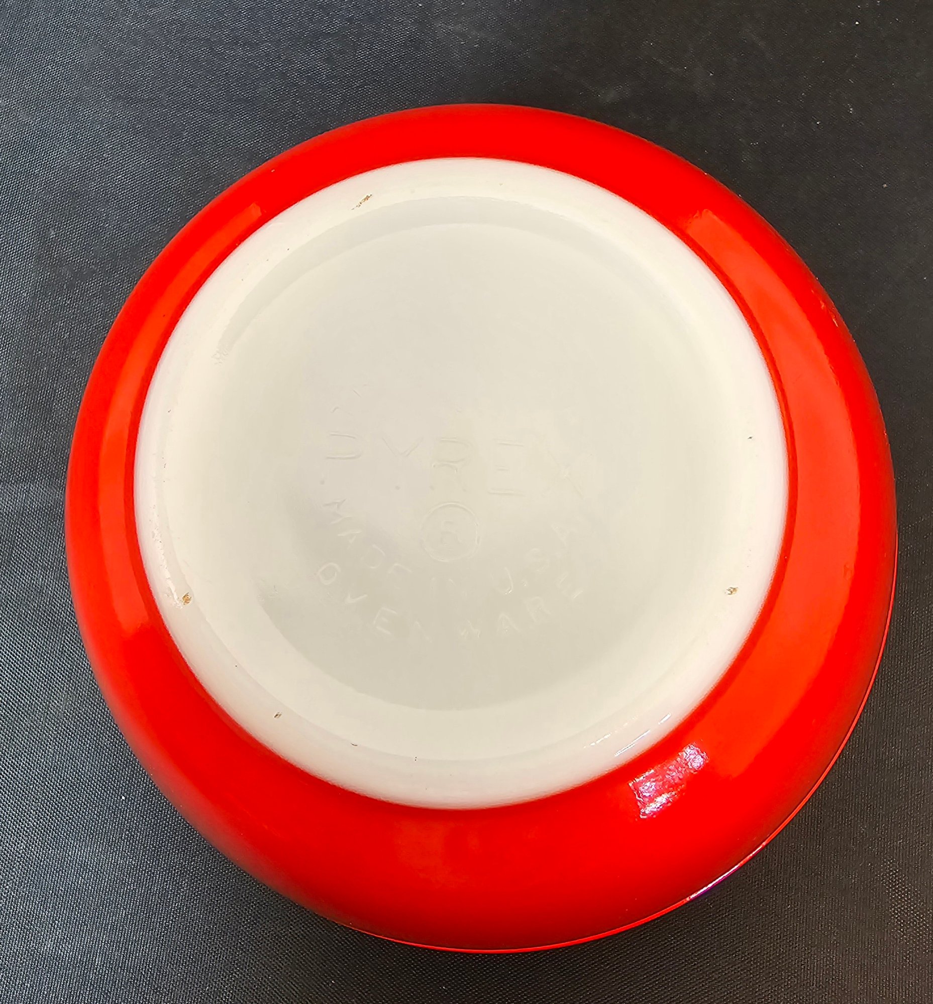 Vintage Red Pyrex Primary Color Red Small 5.75" By 3" Bowl #3320 ...