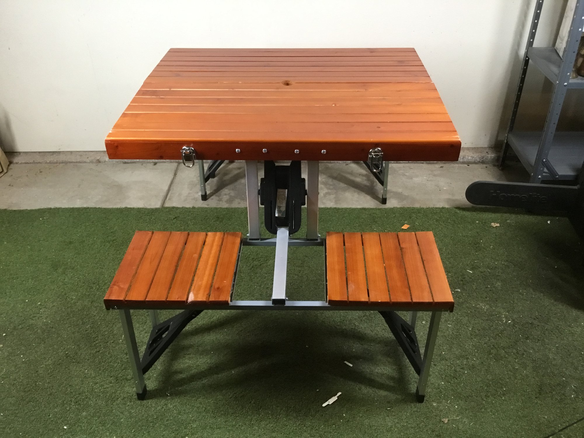 Portable Fold Up Table With Seats #16810 | Auctionninja.com