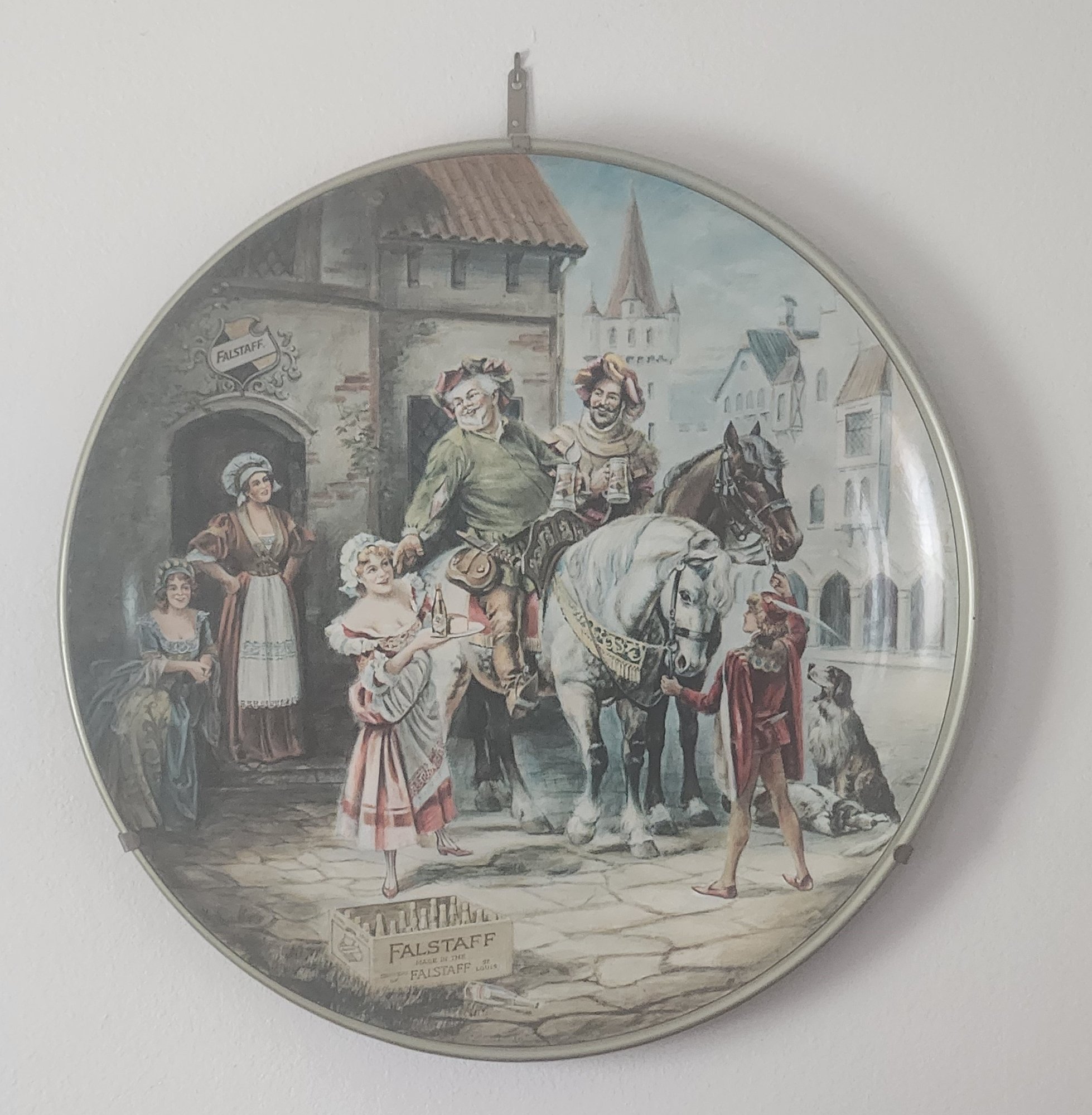 24" Vintage Falstaff Metal Decor Plate, St. Louis 1971, Wall Art #9544 ...