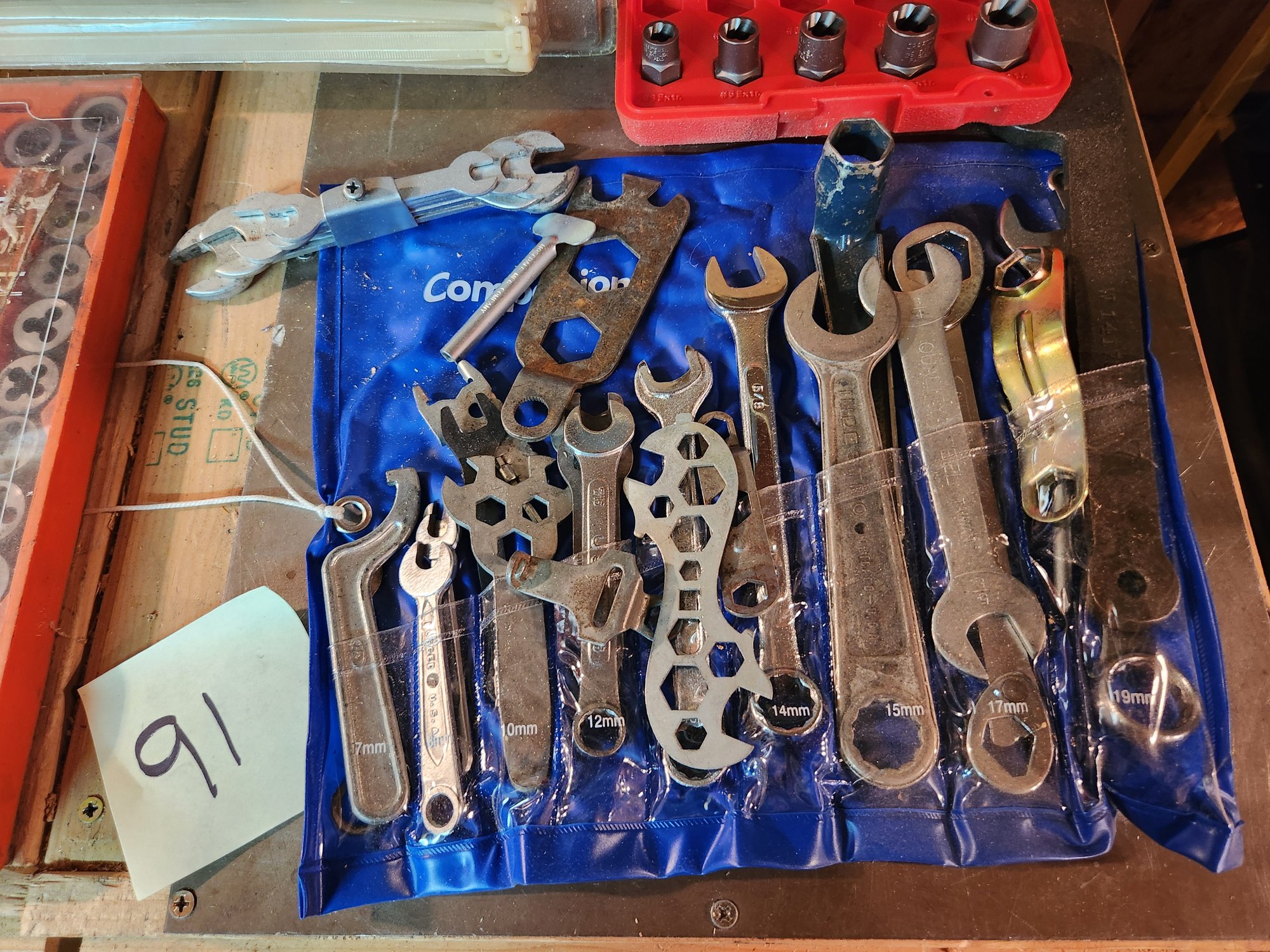 Tap & Die Set, Motorcycle & Automotive Wrenches, Harley Tools, Curved ...