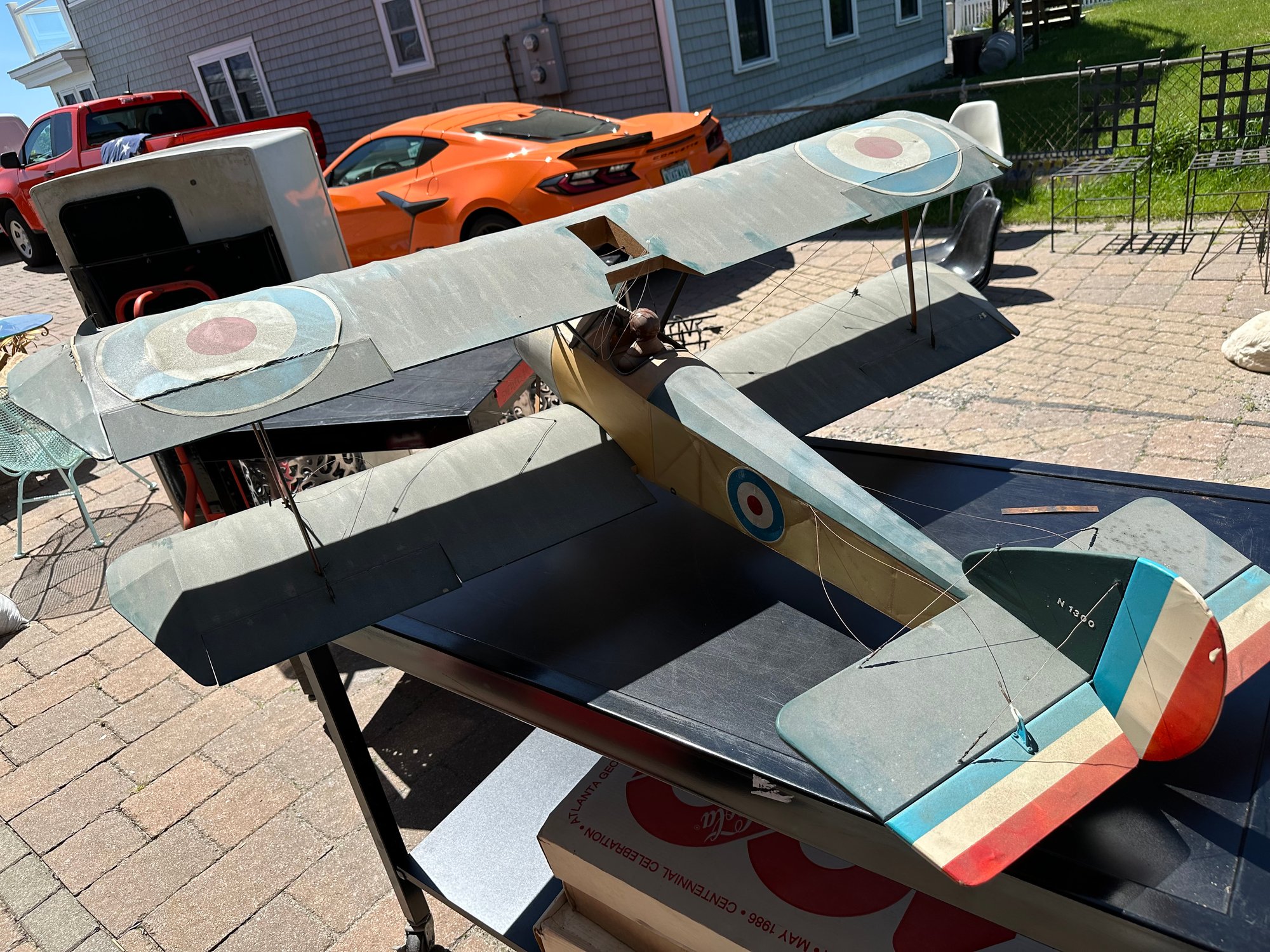 Vintage Sopwith Pup Airplane Model #2849 | Auctionninja.com