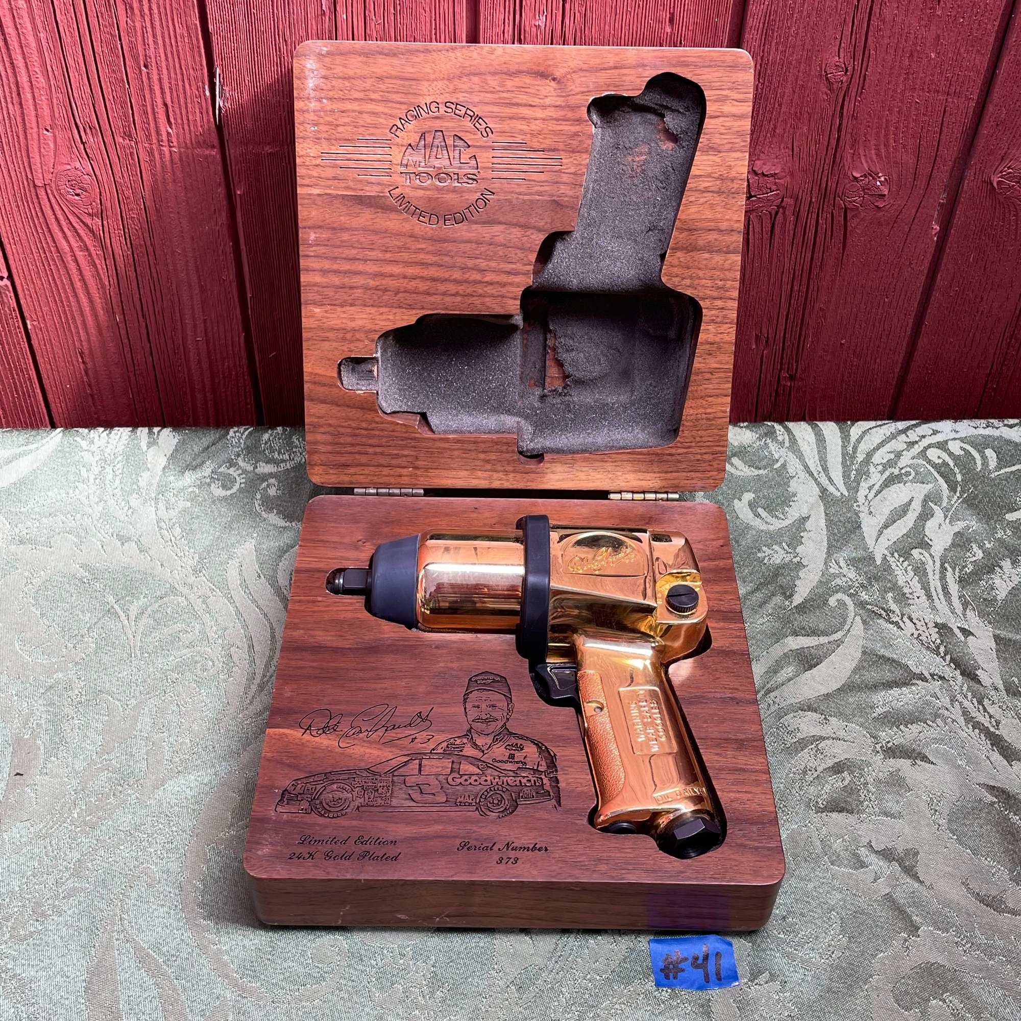 MAC Tools Dale Earnhardt 24Kt Gold Plated Impact Gun/Wrench RARE ...