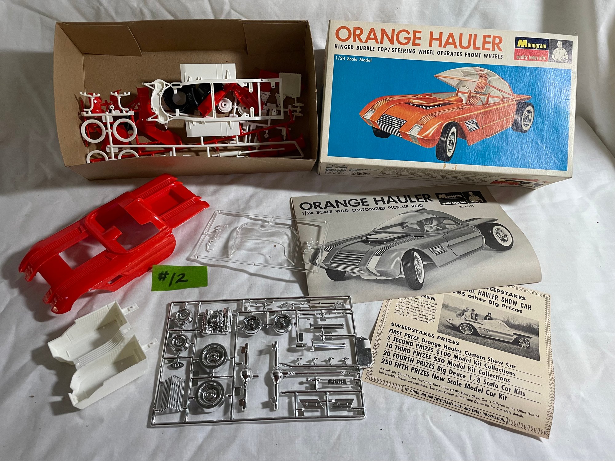 "Orange Hauler" Monogram Model Car Kit - Vintage (1966) #22343 ...