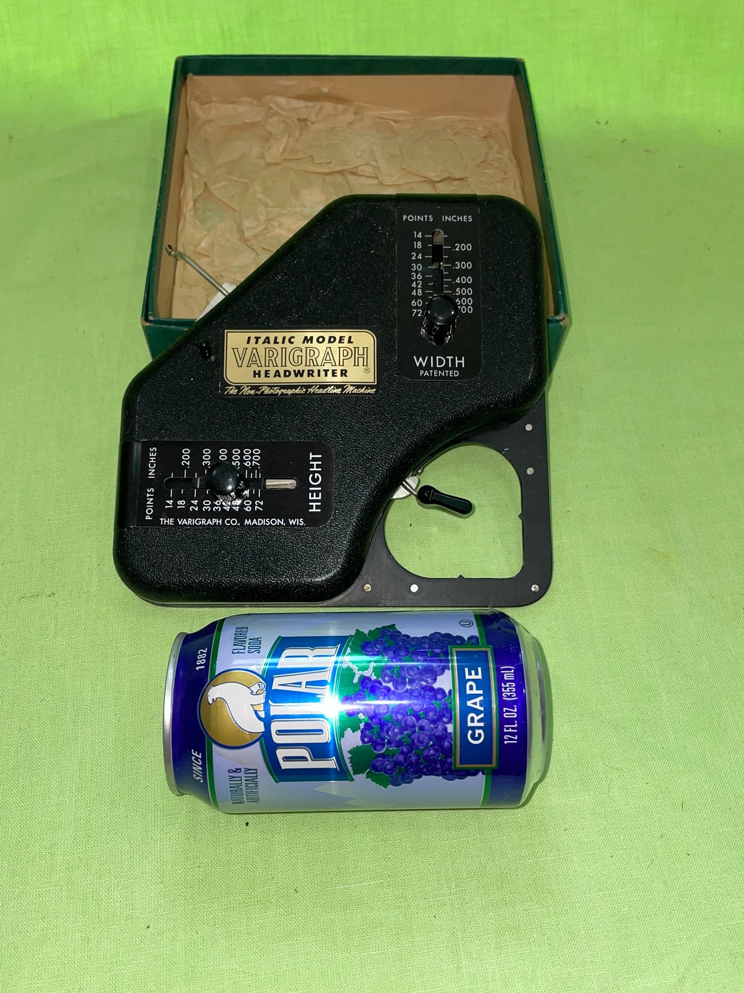 Varigraph Headwriter "Italic Model" Lettering Tool #5786 | Auctionninja.com