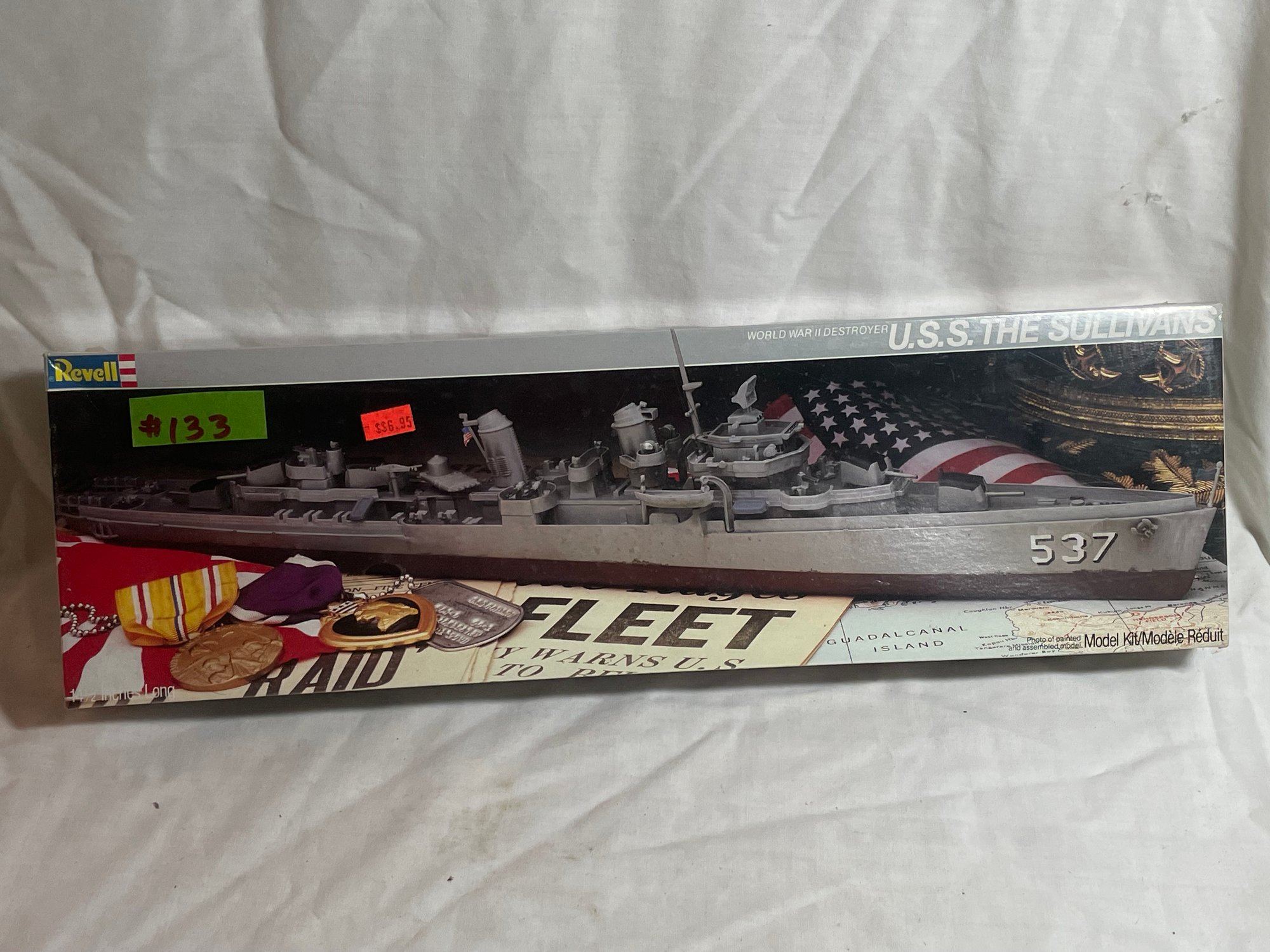 Revell U.S.S. THE SULLIVANS Model Ship Kit - Vintage NEW Unopened ...