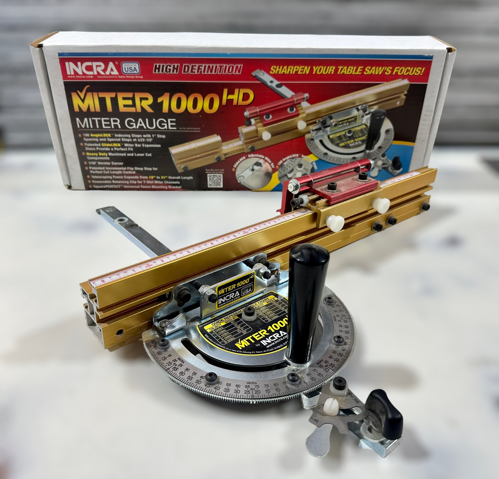 INCRA Miter 1000 Miter Gauge W/ Box #11213 | Auctionninja.com