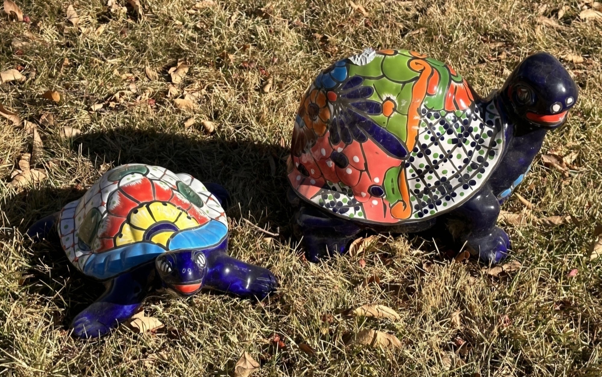 Beautiful Talavera Mexican Turtles #7531 | Auctionninja.com