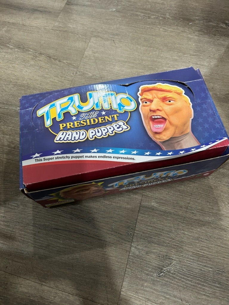 Brand New Box Trump Hand Puppets #15979 | Auctionninja.com