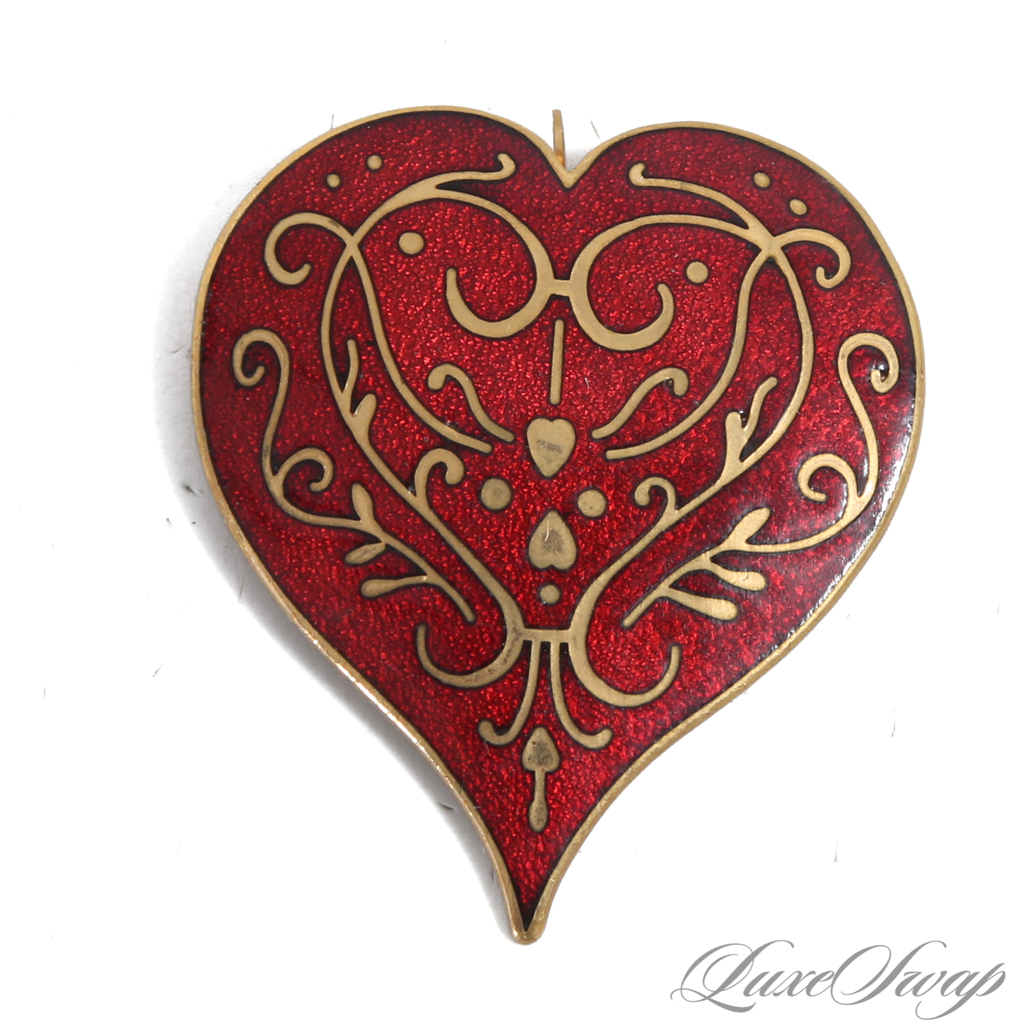 #6 A GORGEOUS SIGNED MMA 1985 METROPOLITAN MUSEUM OF ART GOLD AND RED ...