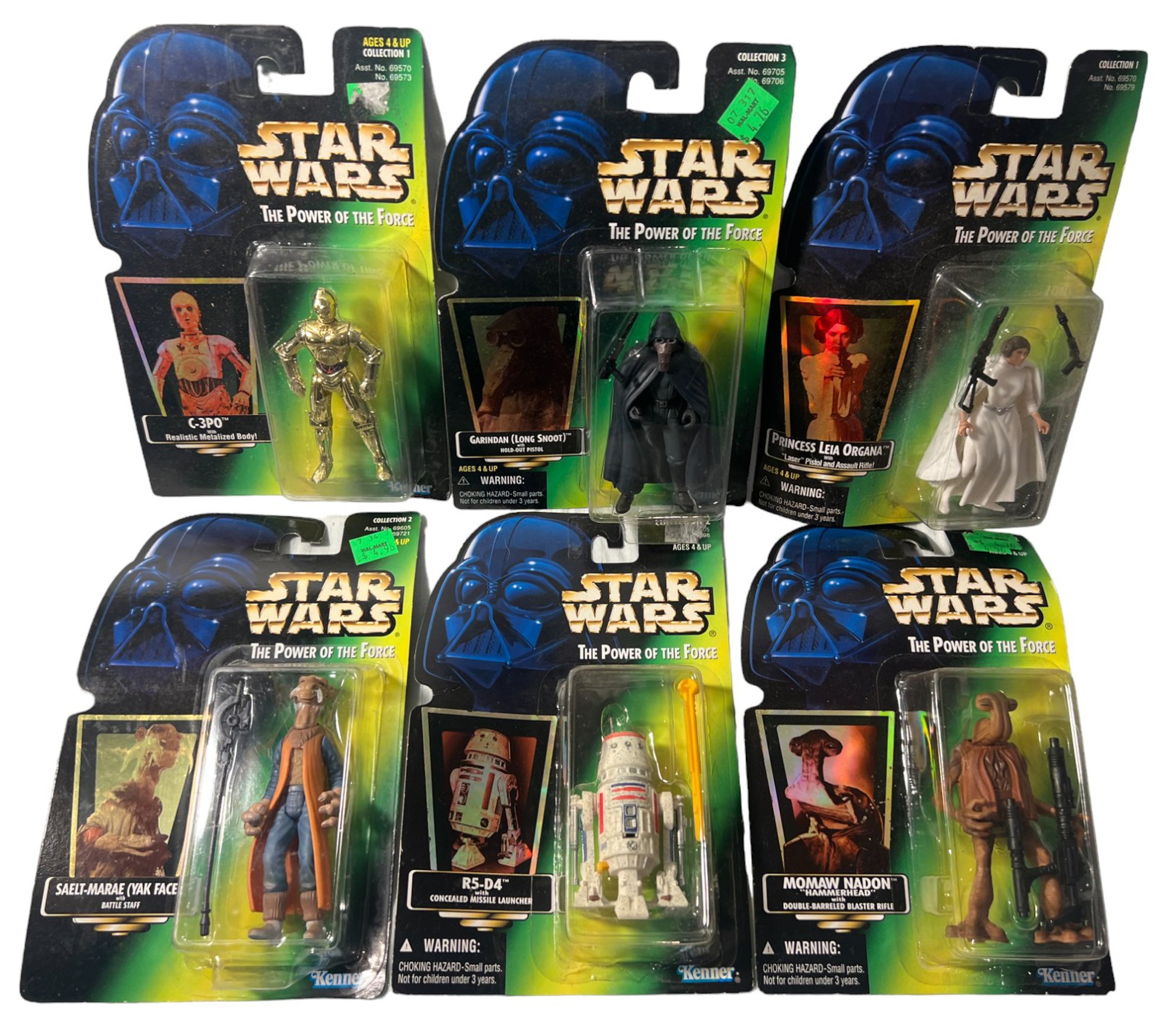 (6) STAR WARS THE POWER OF THE FORCE FIGURES #36538 | Auctionninja.com