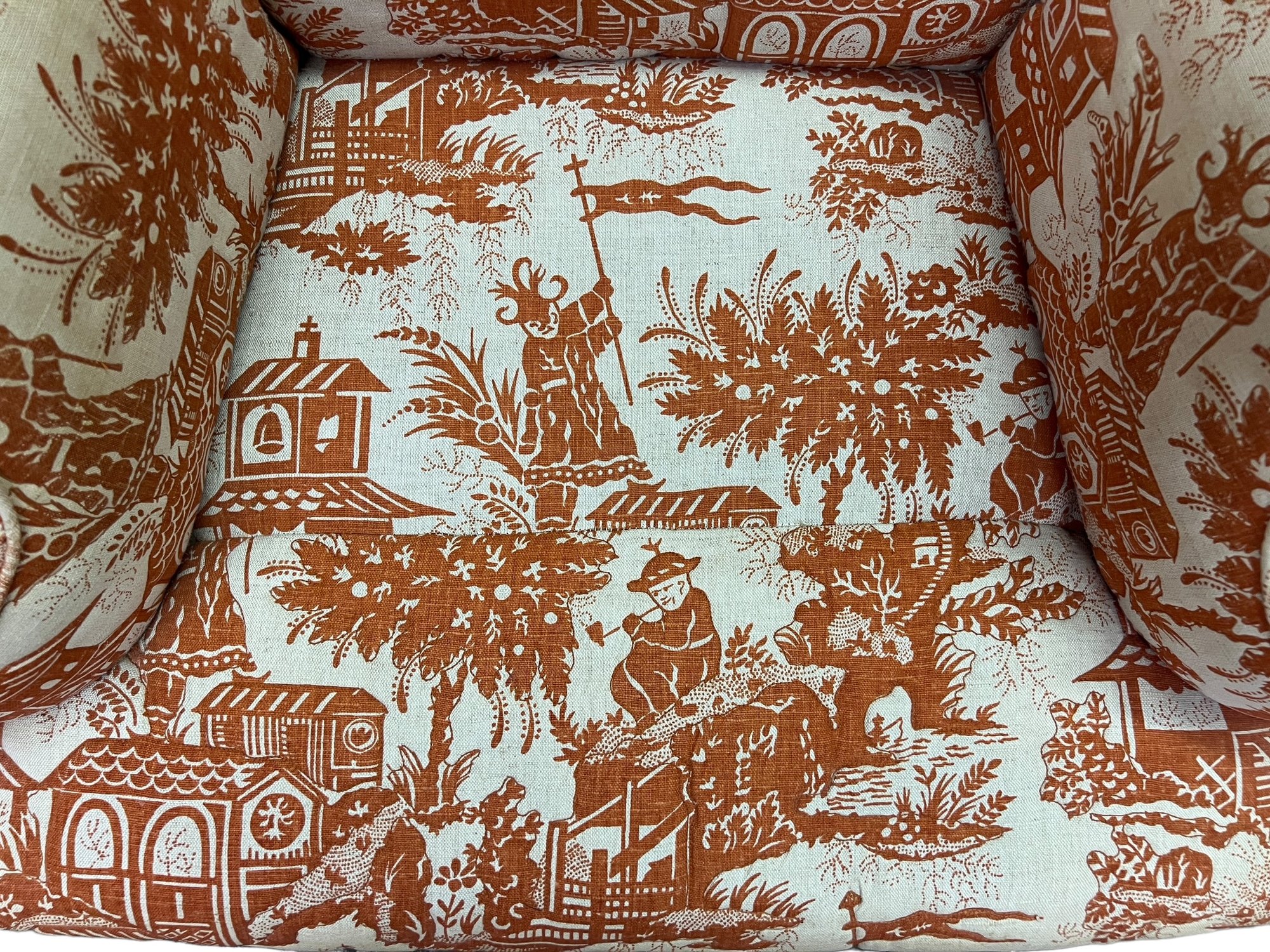 H. SACKS HEPPLEWHITE STYLE WINGBACK #39165 | Auctionninja.com