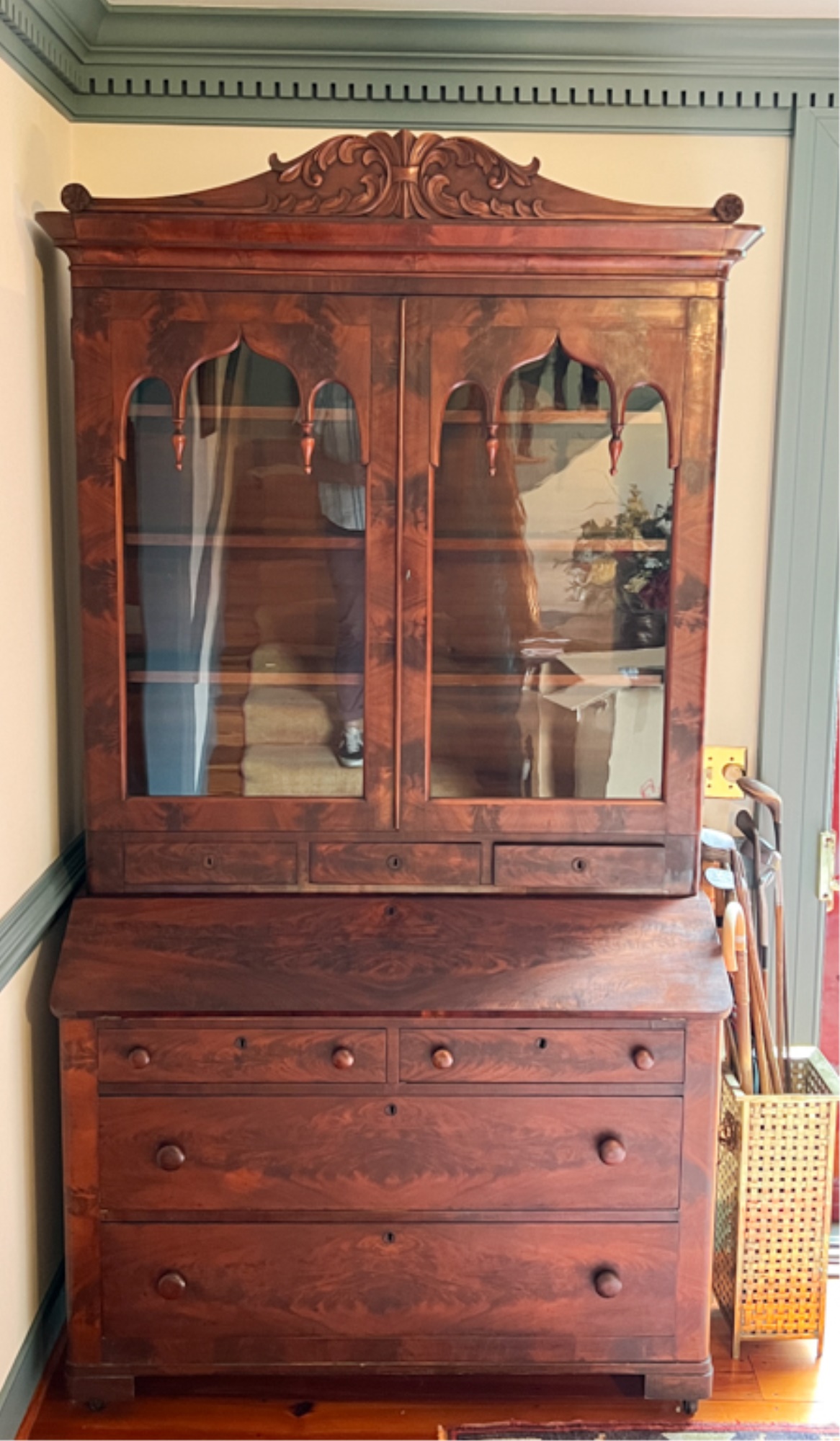 EMPIRE MAHOGANY SECRETARY #36744 | Auctionninja.com
