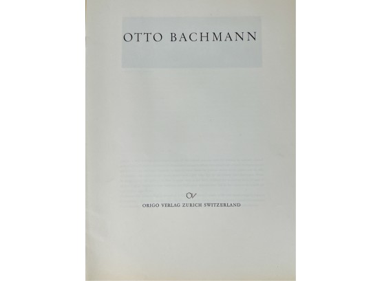 (2) OTTO BACHMANN PORTFOLIOS w PRINTS #38222 | Auctionninja.com