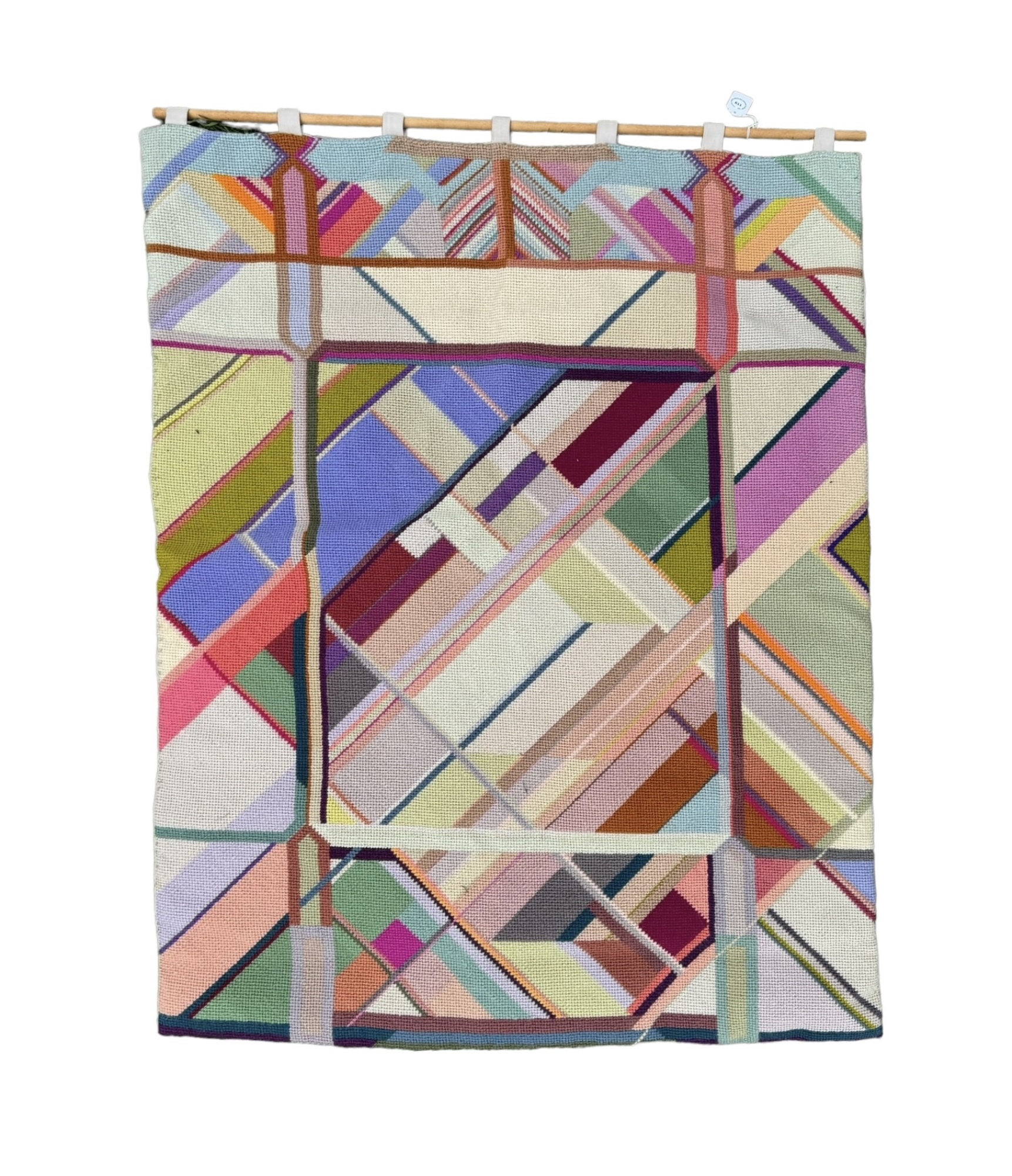 CONTEMPORARY WOOL TAPESTRY BY NANCY FREEMAN #39587 | Auctionninja.com