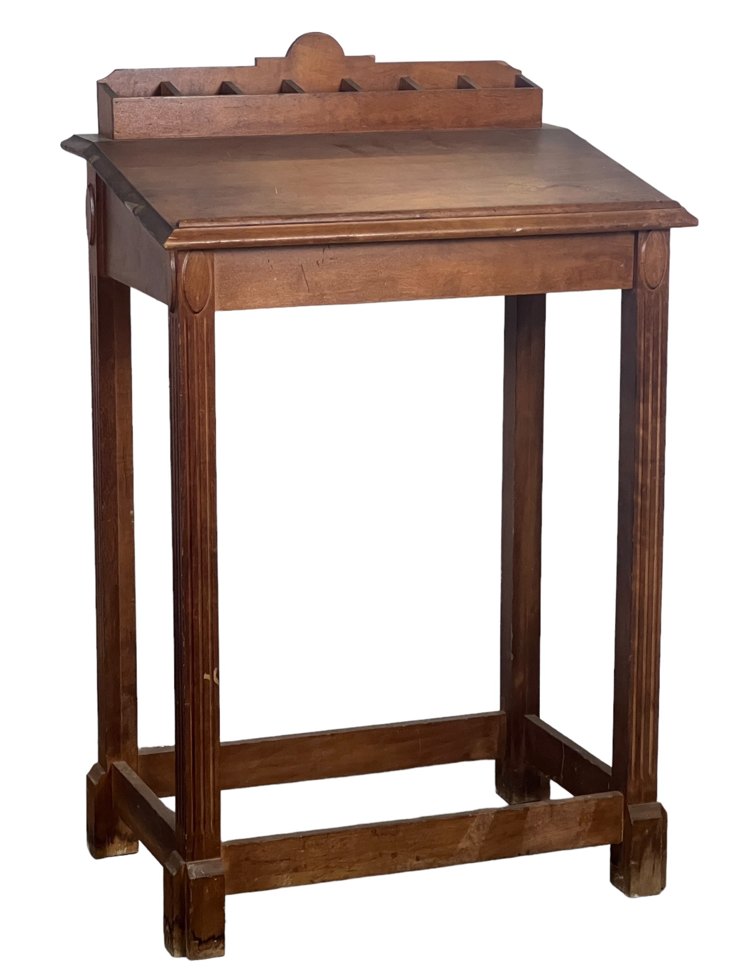 OLDER 20th c TALL COUNTERS DESK/LECTURN #39620 | Auctionninja.com